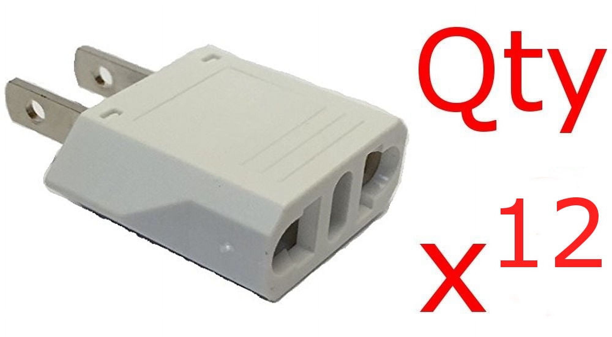12 Pack Walmart European Adaptor Plugs - EU to US/Canada Outlet ...