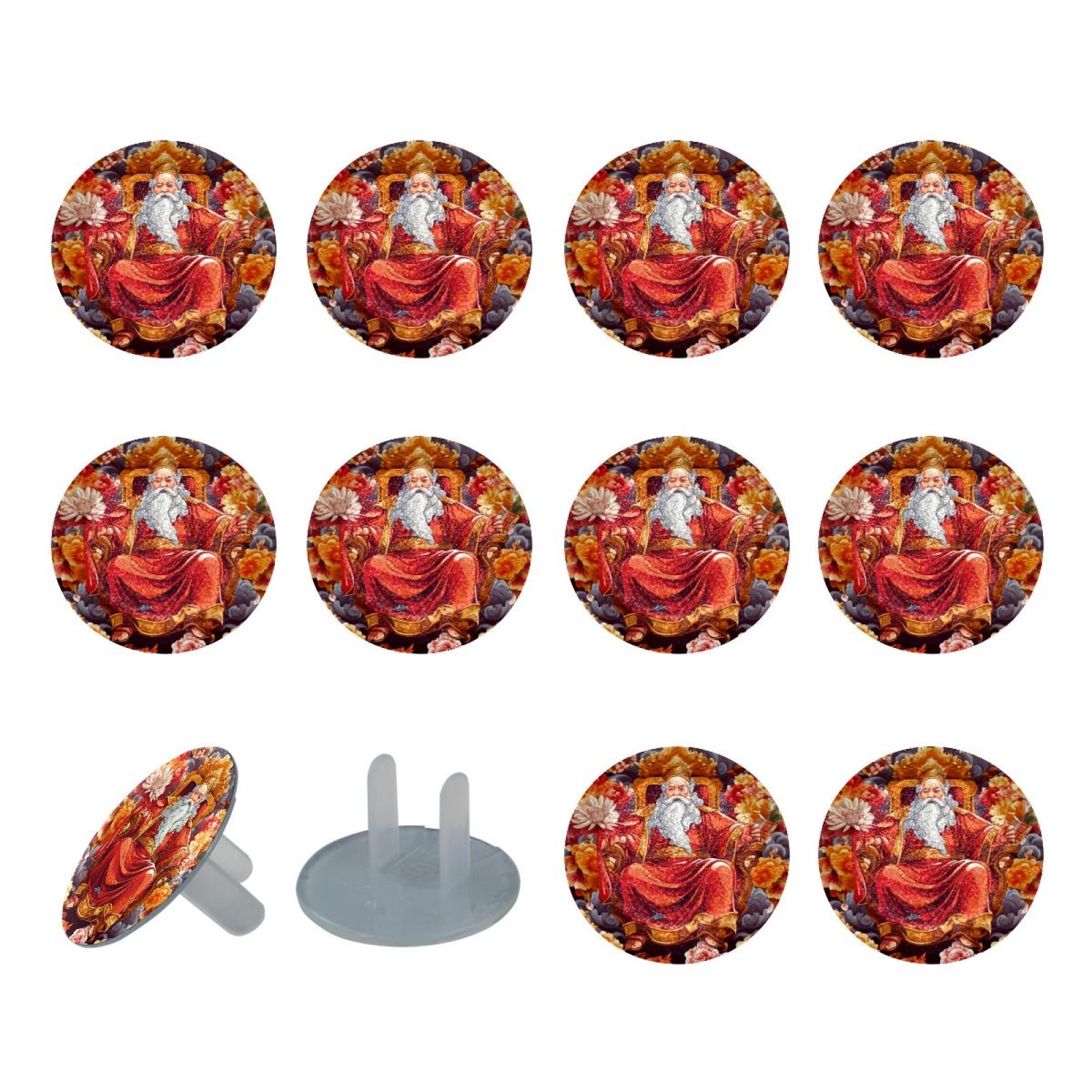 12 Pack the God of Wealth Outlet Covers Baby Proofing Socket Protectors ...