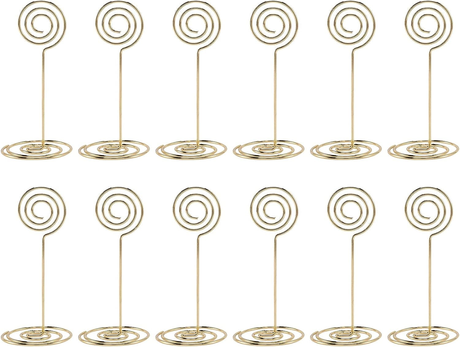 12 Package Table Number Card Holders Photo Holders for instead of paper ...