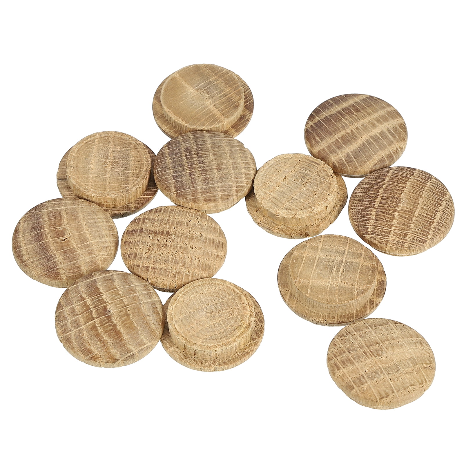 12 Packs 0.79 x 0.98 Inch Wood Hole Plugs, Wood Pocket Button Plug for ...