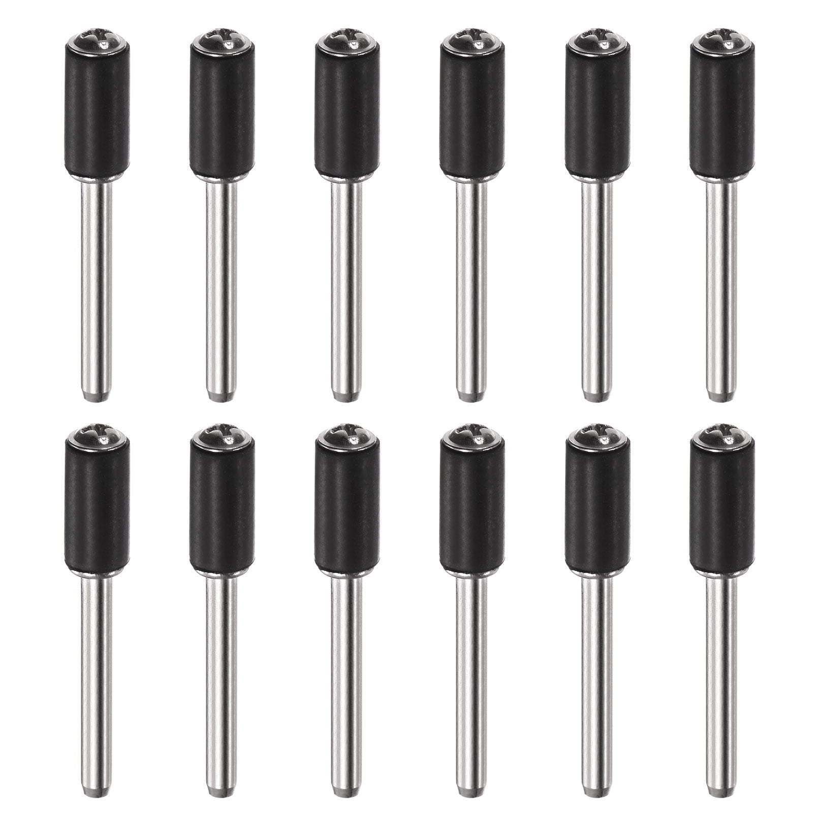 12 Packs 1/4 Inch Sanding Drum Rubber Mandrels 1/8 inch Shank Sanding ...