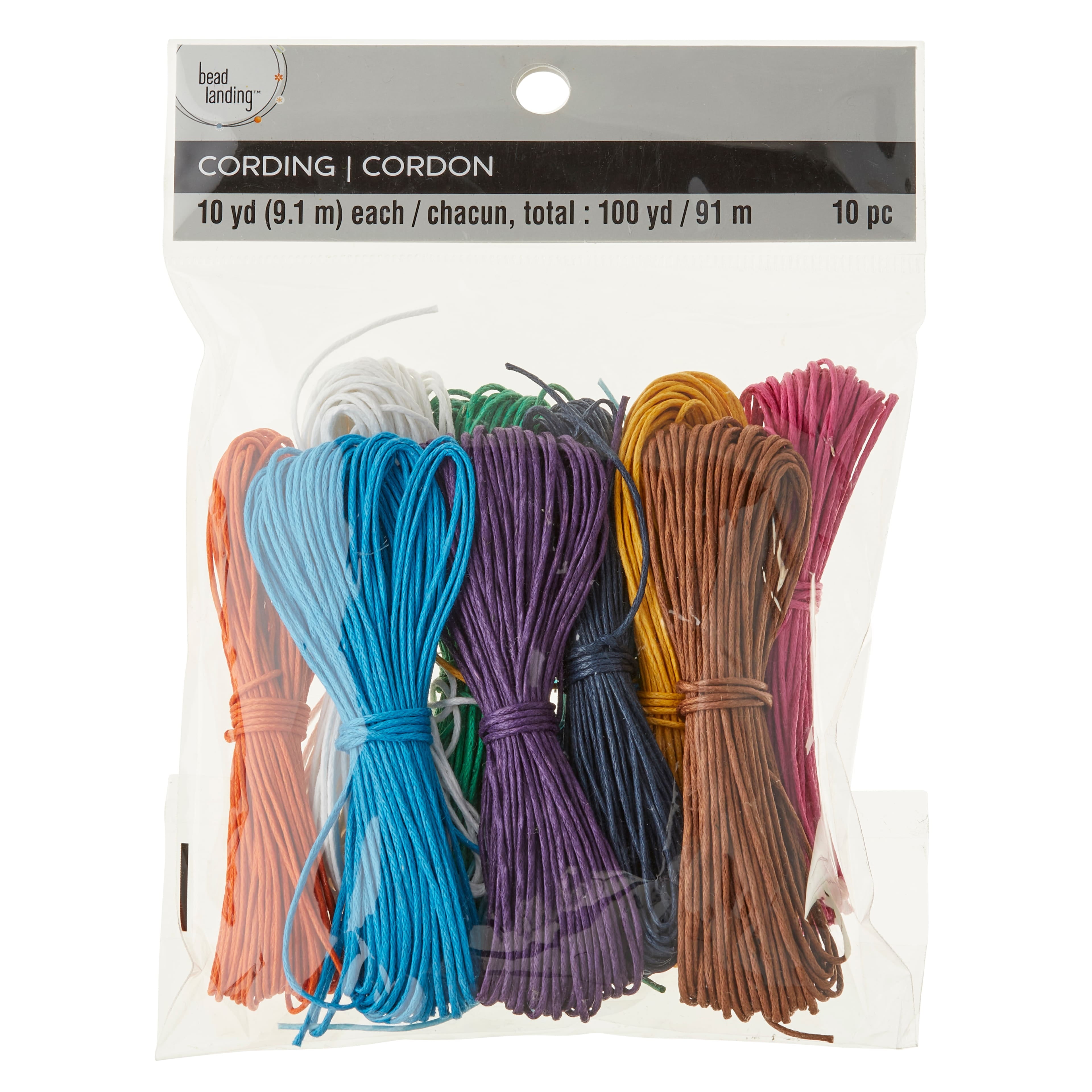 12 Packs: 10 ct. (120 total) 1mm Cotton Cording Value Pack by Bead ...