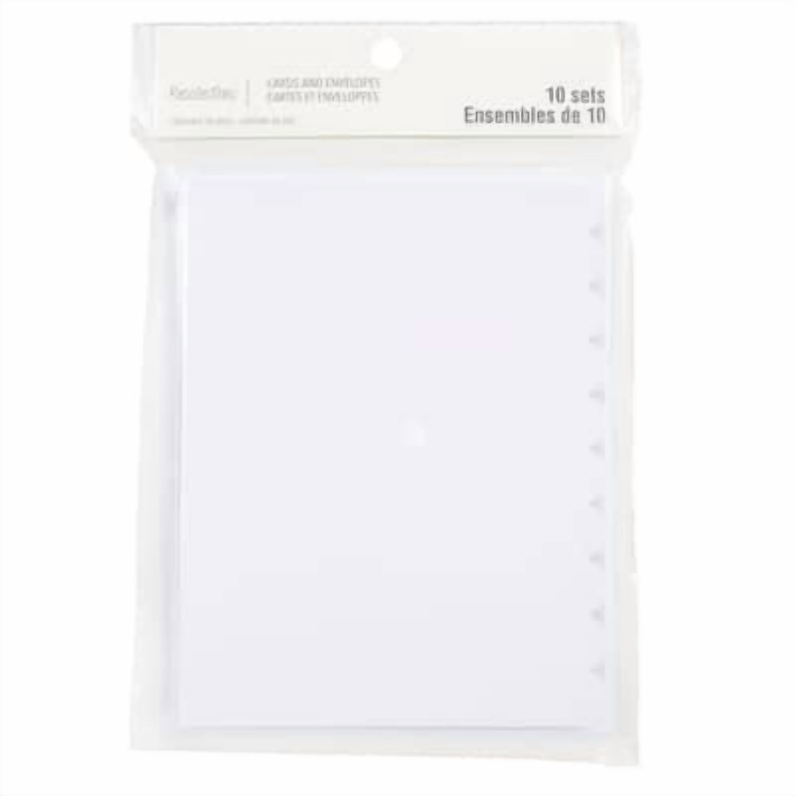 12 Packs: 10 ct. (120 total) 4.25" x 5.5" White Scalloped Cards ...