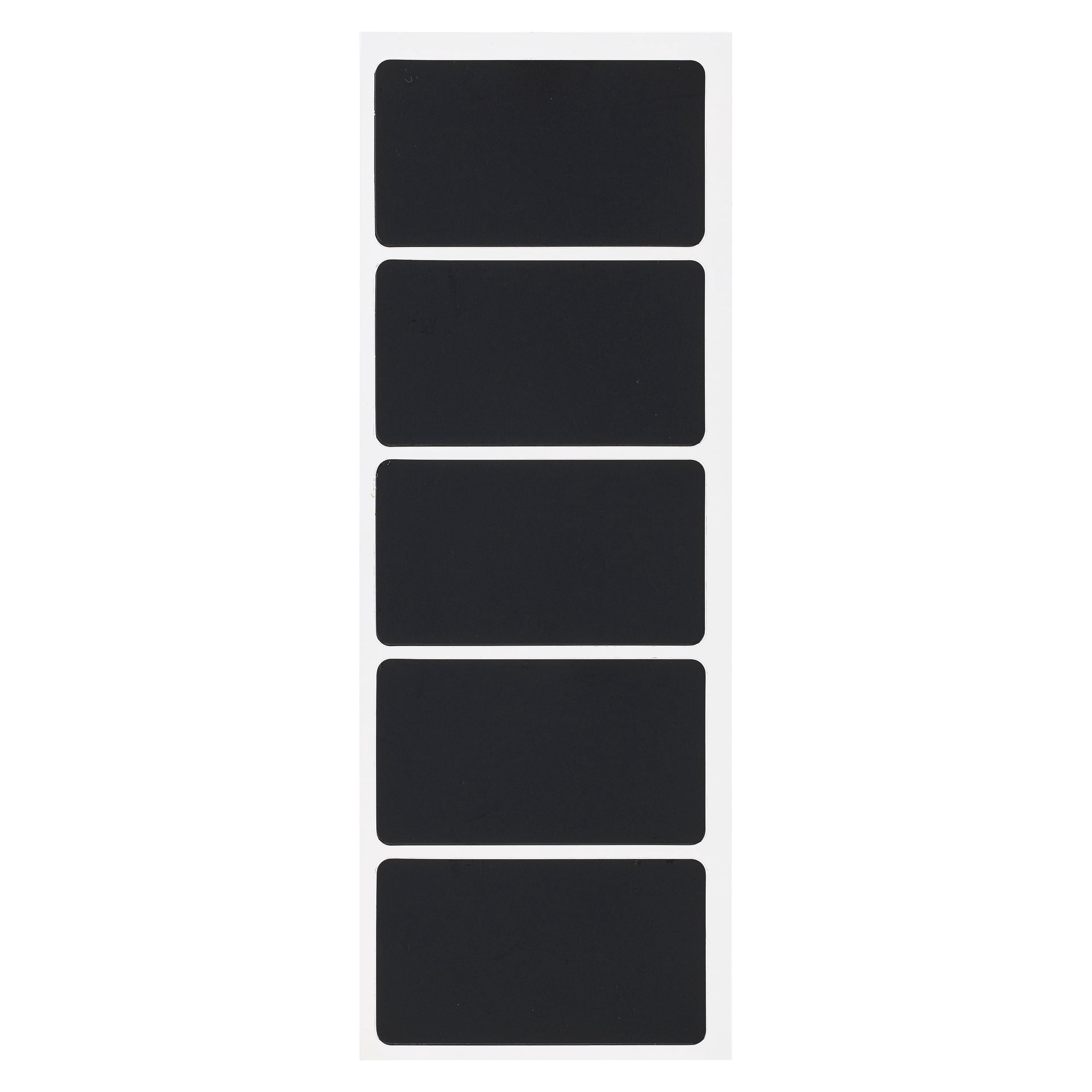 12 Packs: 10 ct. (120 total) Rectangular Chalkboard Labels by ...