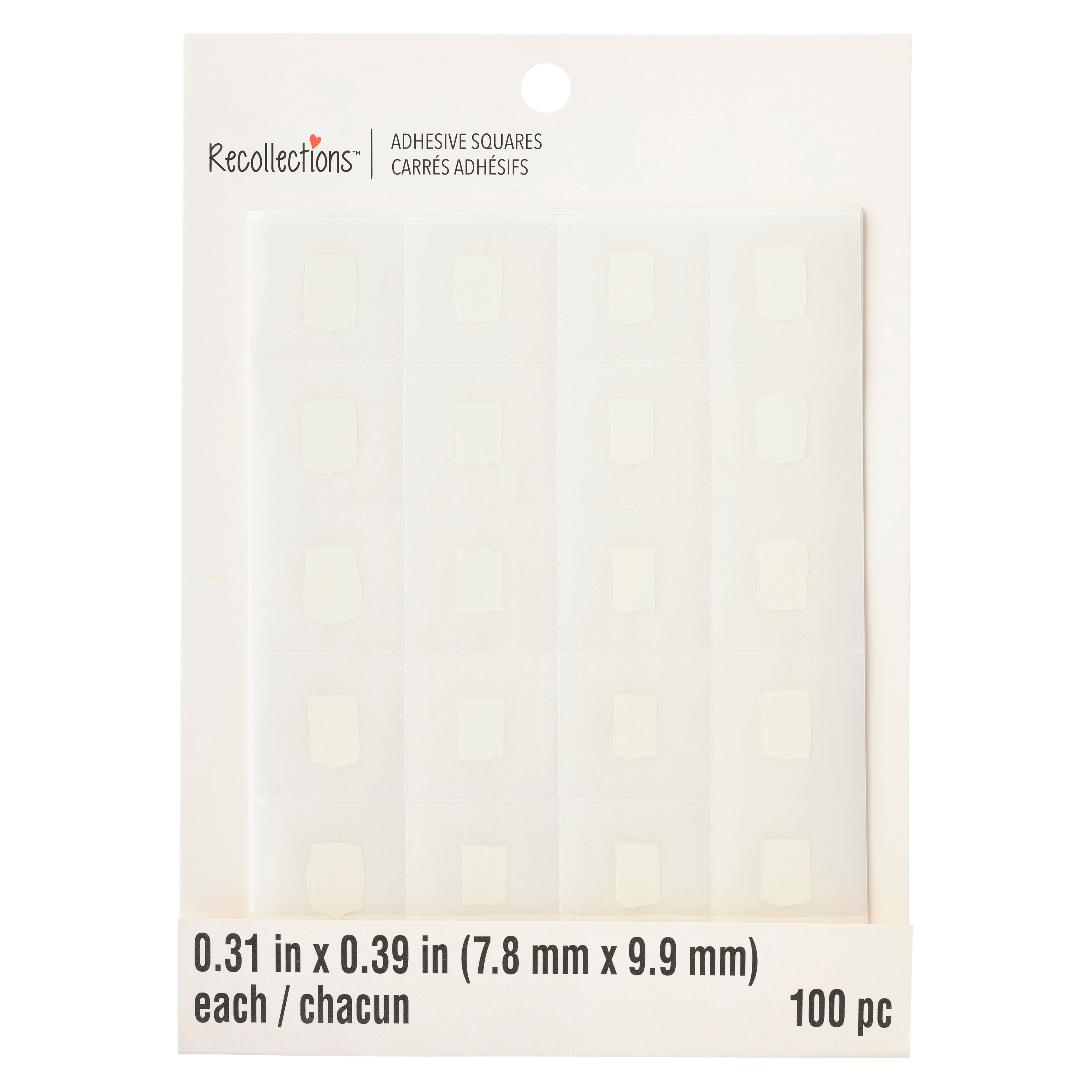 12 Packs: 100 ct. (1,200 total) 0.3" Adhesive Squares by Recollections ...
