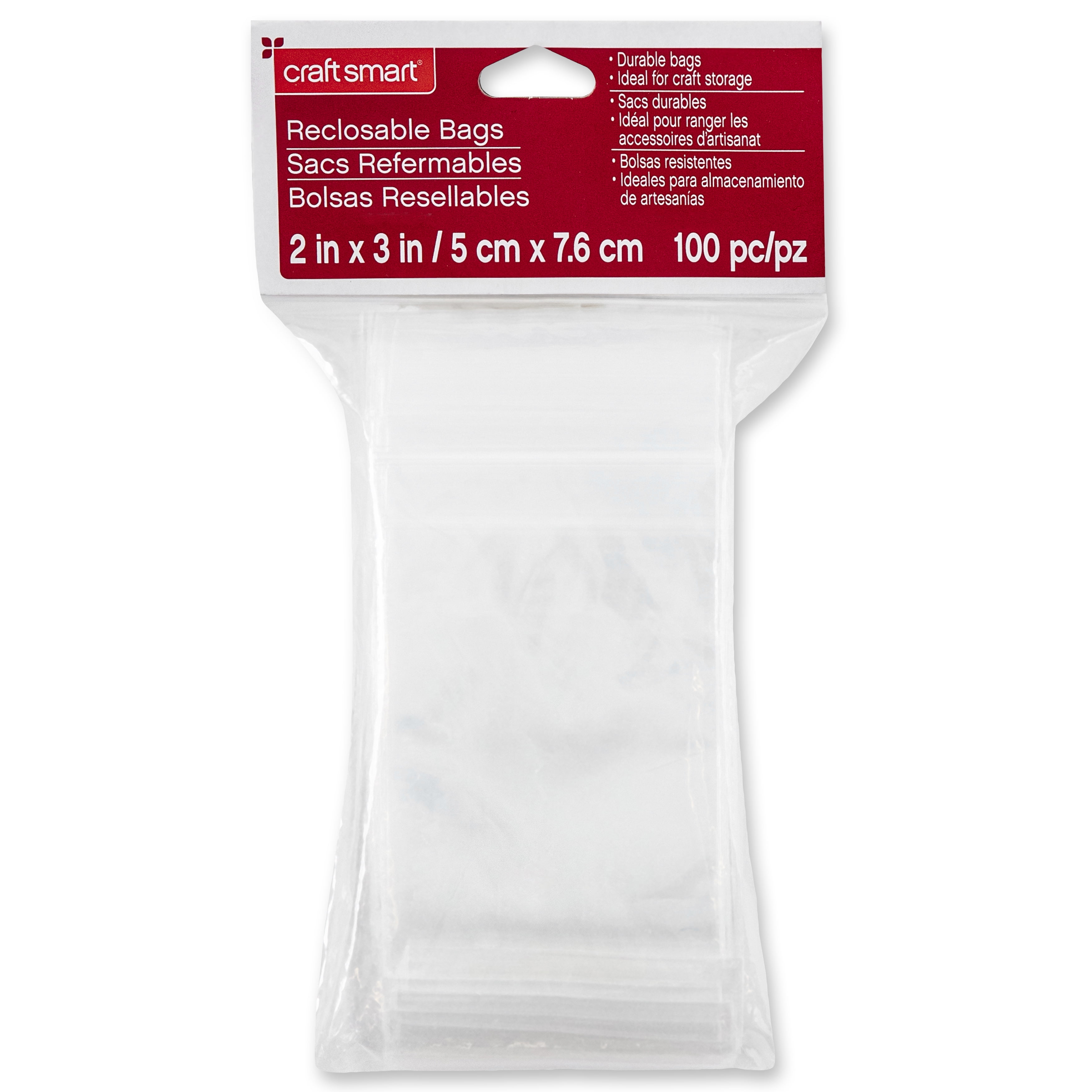12 Packs: 100 ct. (1200 total) Recloseable Bags by Craft Smart ...