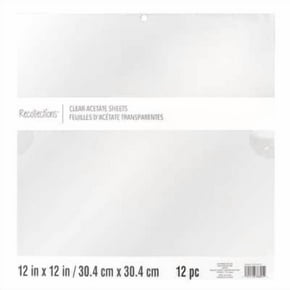 Colored Acetate Sheets and Transparency Films for Crafts and Printing