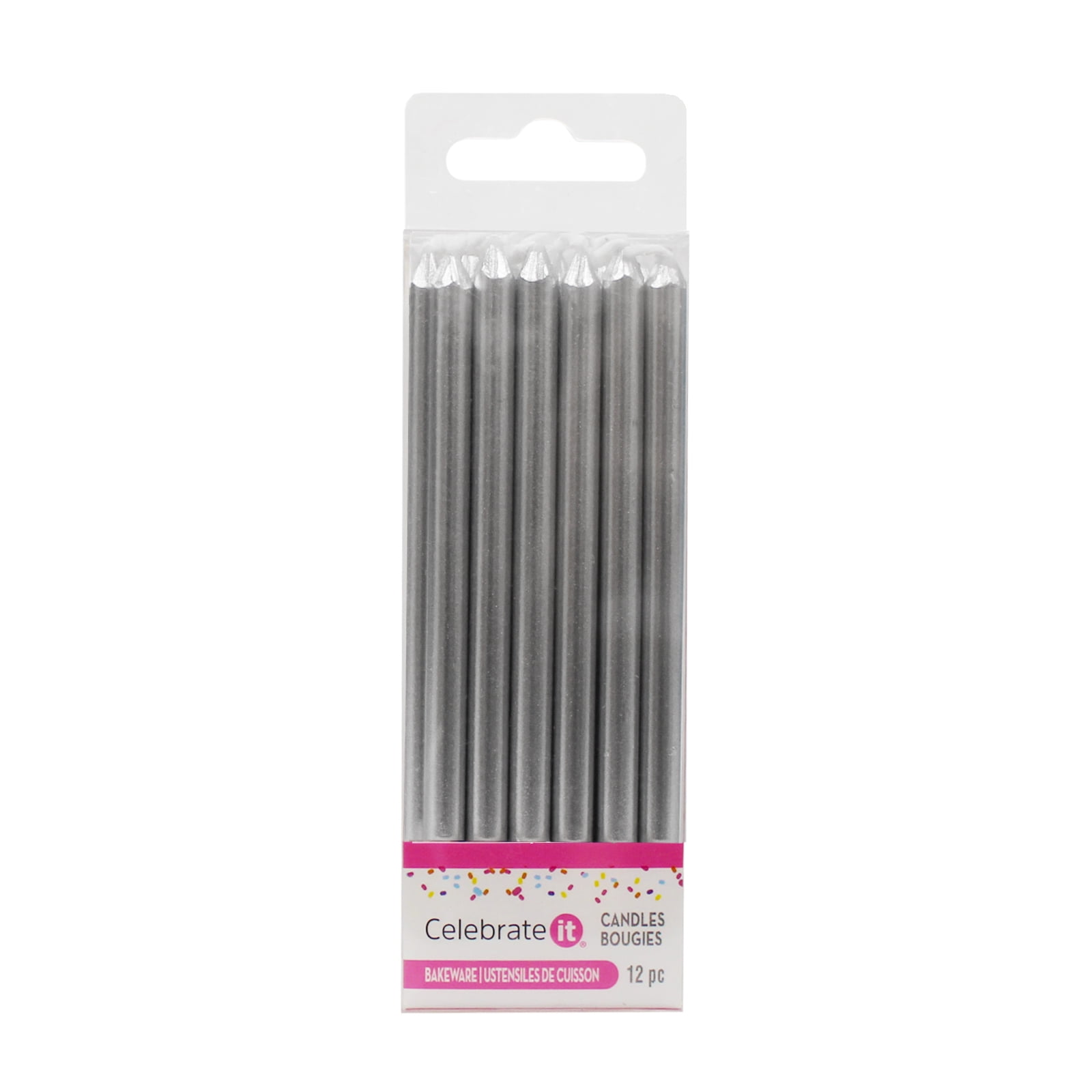 12 Packs: 12 ct. (144 total) Metallic Candles by Celebrate It ...