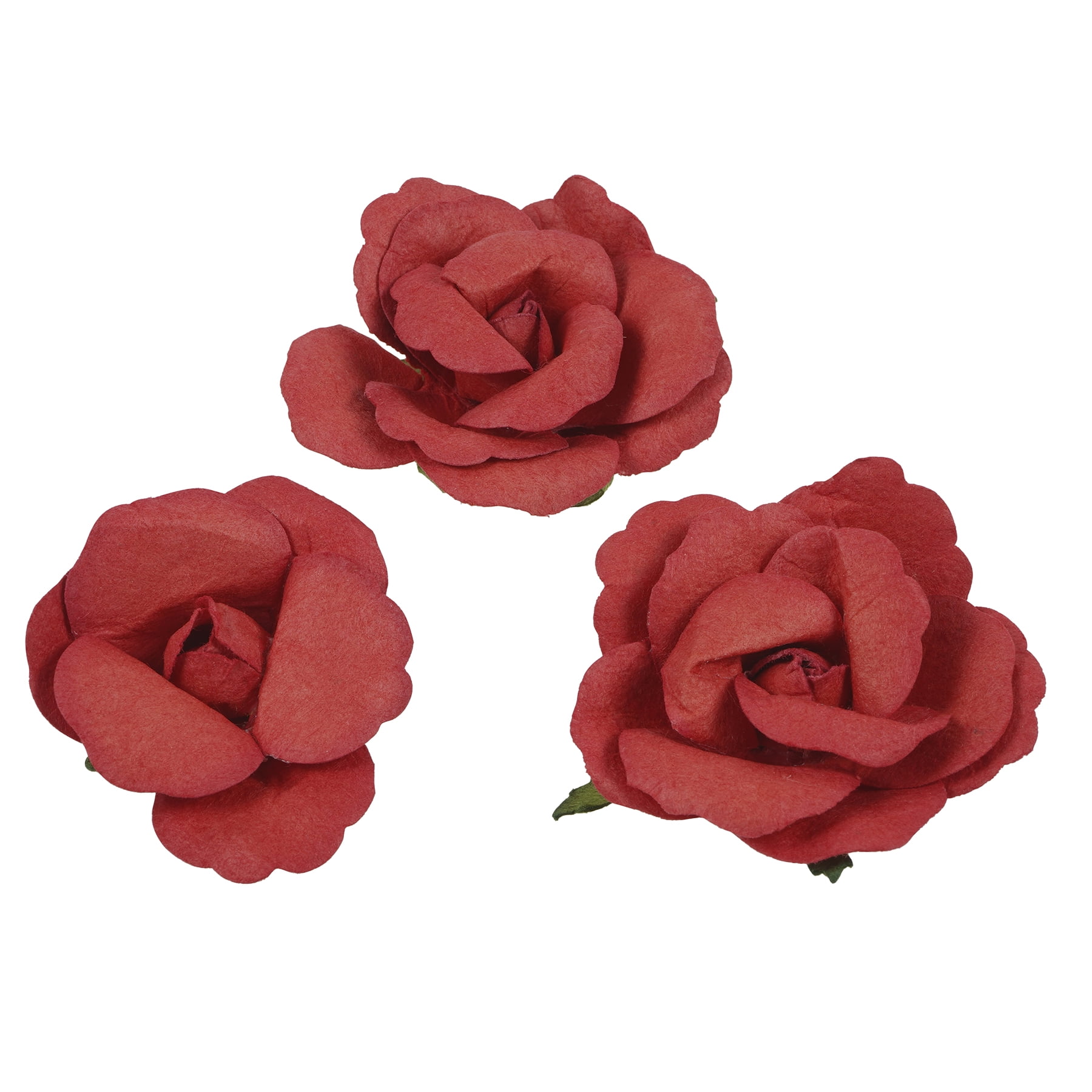 12 Packs: 12 ct. (144 total) Red Paper Roses by Recollections ...