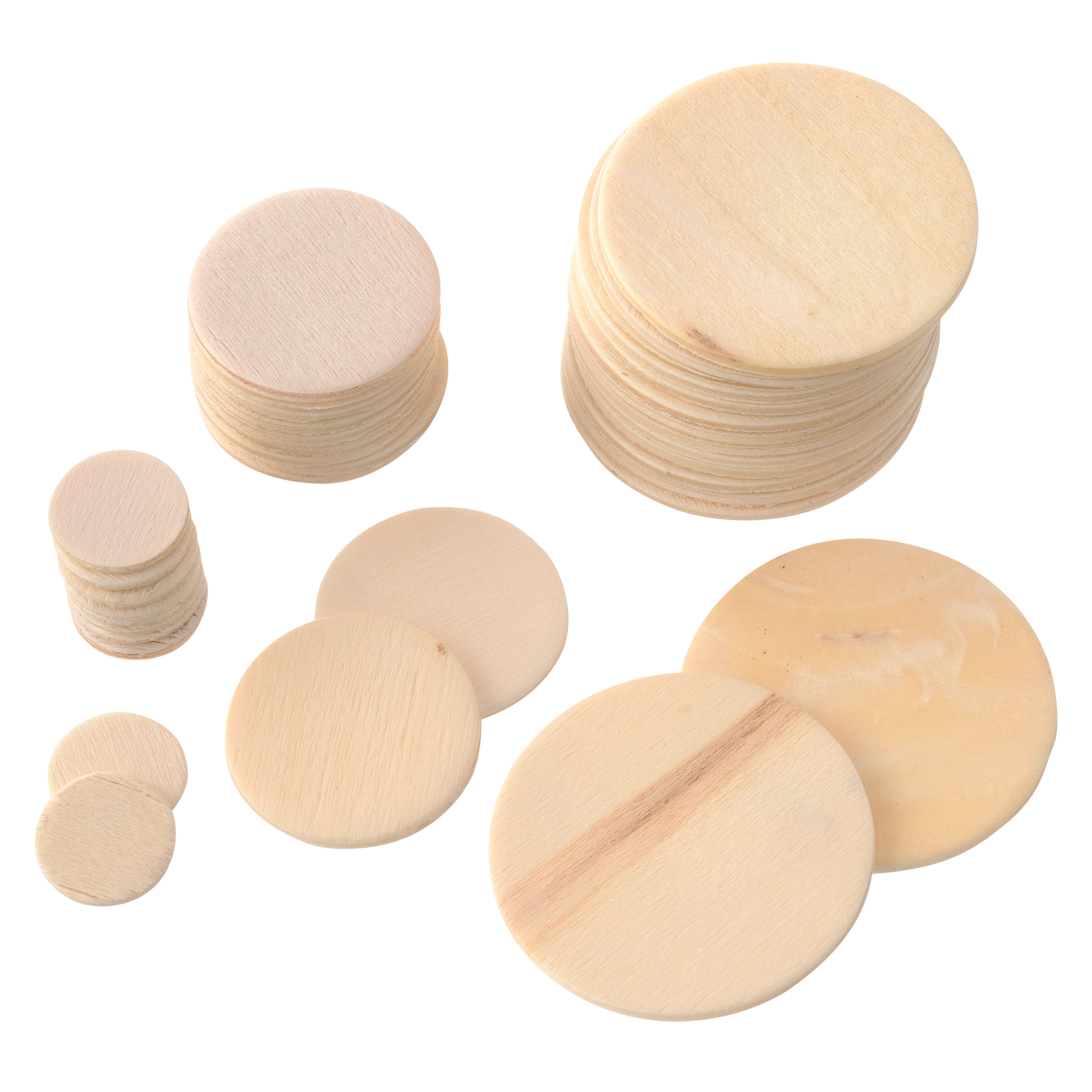 12 Packs: 130 ct. (1,560 total) Wood Circles by Creatology™ - Walmart.com
