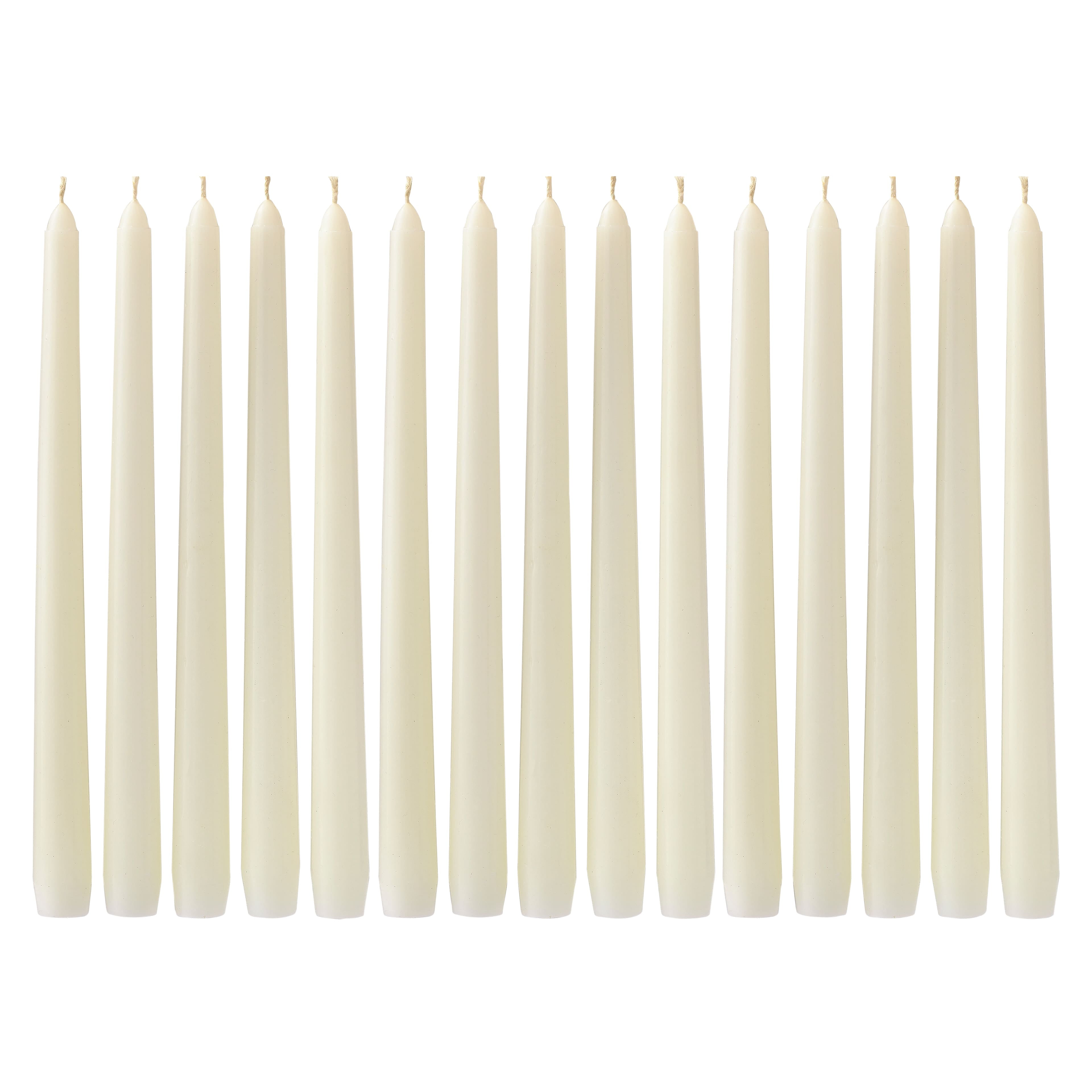 12 Packs: 15 ct. (180 total) 10" White Taper Candles by Ashland ...