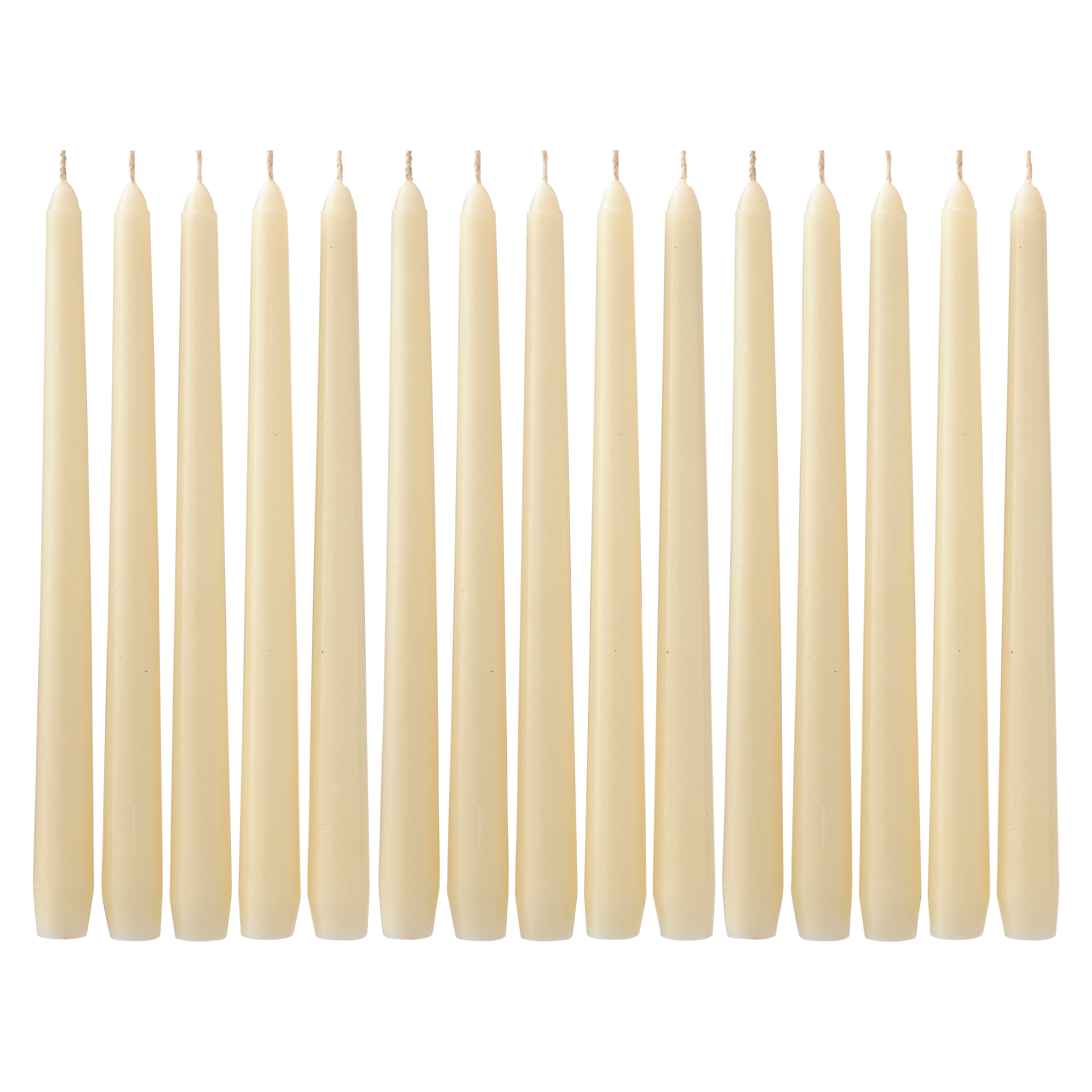 12 Packs: 15 ct. (180 total) Basic Elements™ 10" Ivory Taper Candles by ...