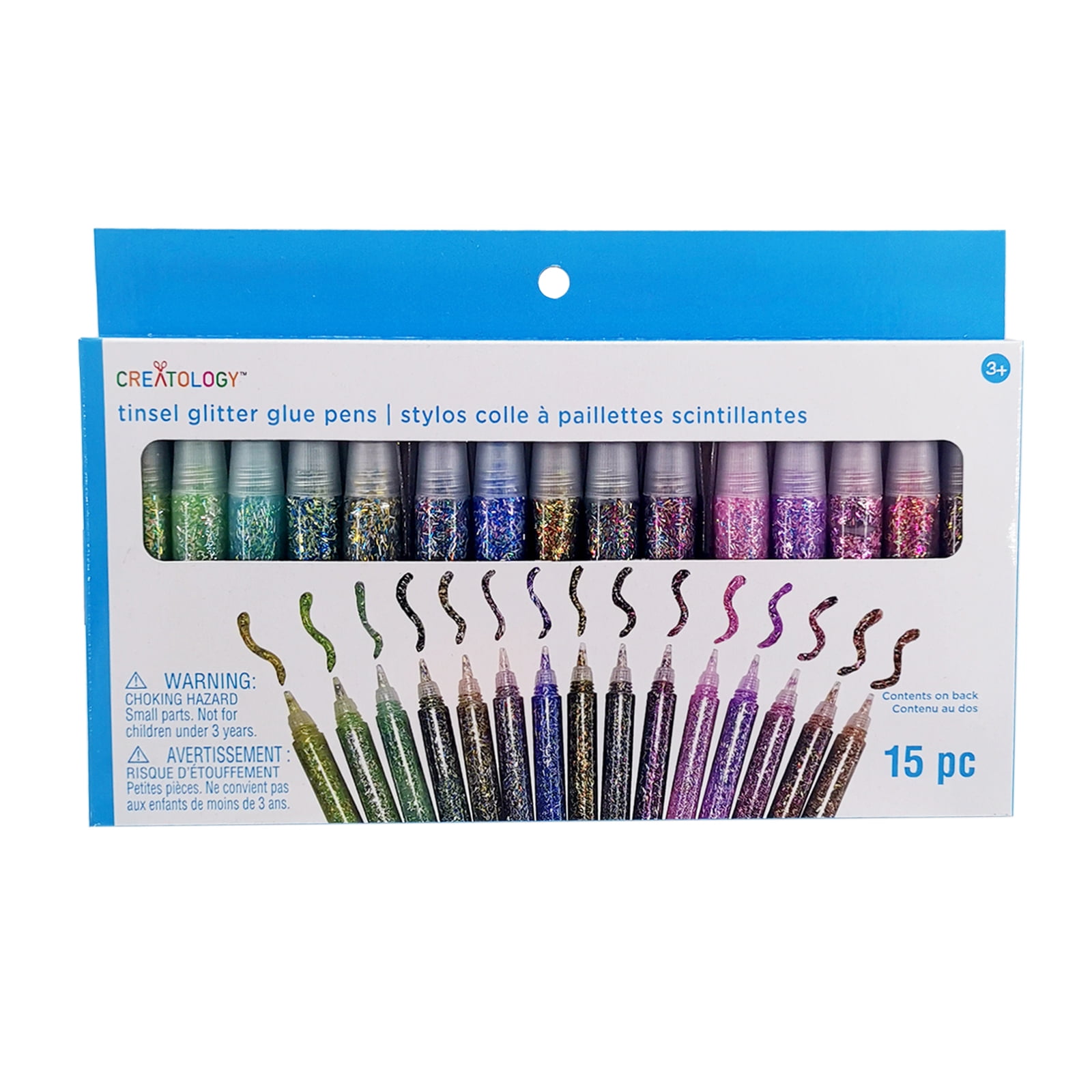 12 Packs: 15 ct. (180 total) Tinsel Glitter Glue Pens by Creatology ...