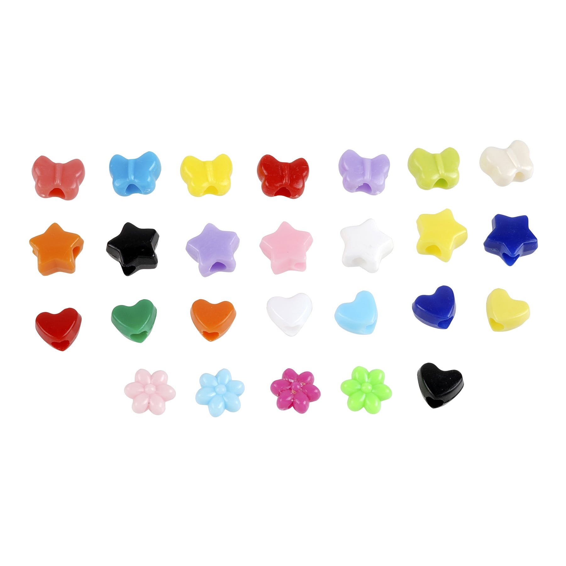 12 Packs: 150 ct. (1,800 total) Bright Shaped Beads by Creatology ...