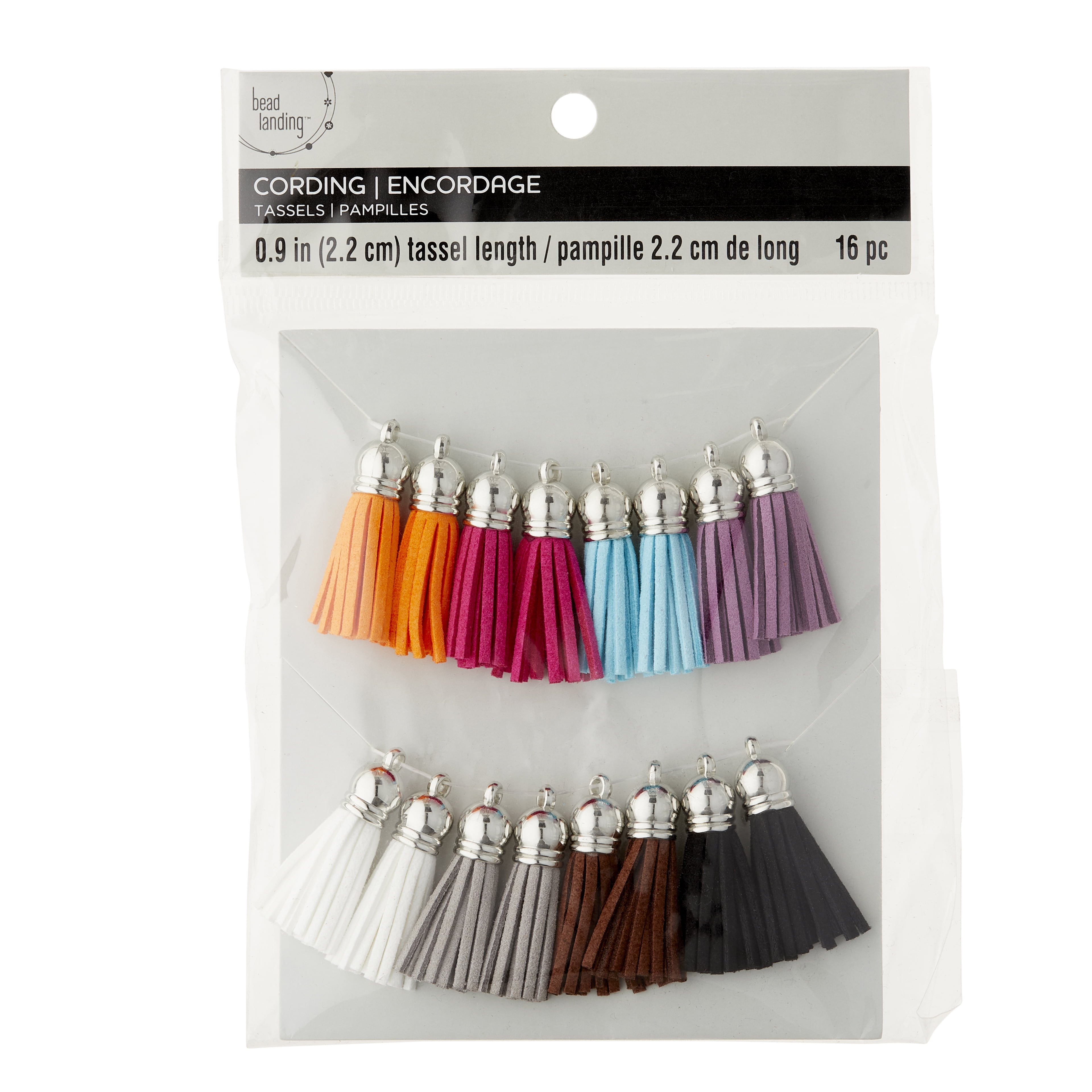 Bead Landing Assorted Color Suede Tassels, 12 Packs: 16 ct. (192 total ...