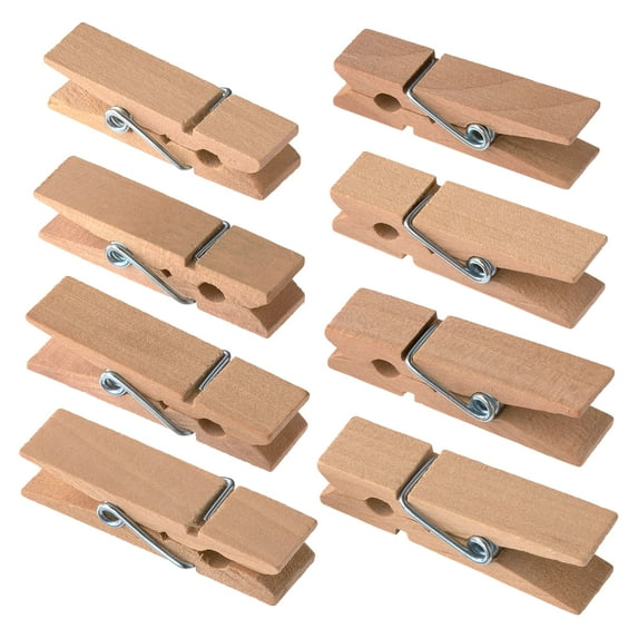 12 Packs: 18 ct. (216 total) 2" Wood Clothespins by Creatology ...