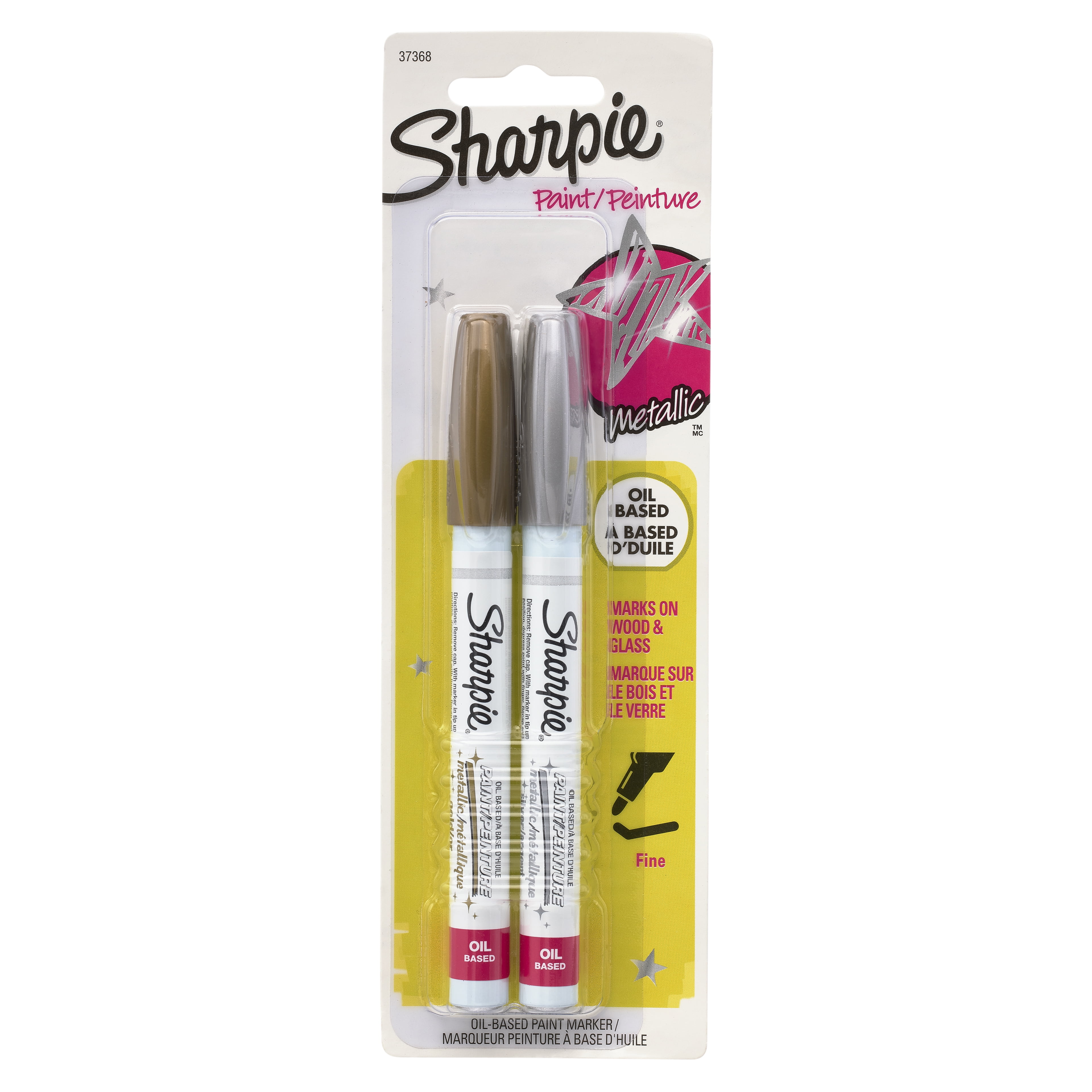 12 Packs: 2 ct. (24 total) Sharpie® Oil-Based Fine Point Metallic Paint ...