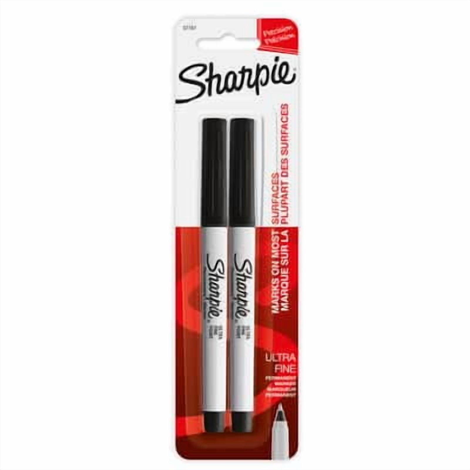12 Packs: 2 ct. (24 total) Sharpie® Ultra Fine Point Black Permanent ...