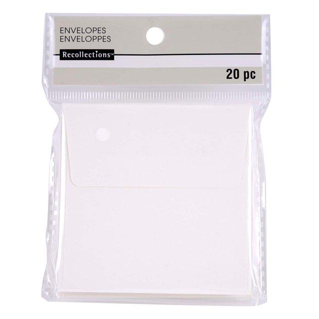 12 Packs: 20 ct. (240 total) Ivory Paper Envelopes by Recollections™, 3 ...