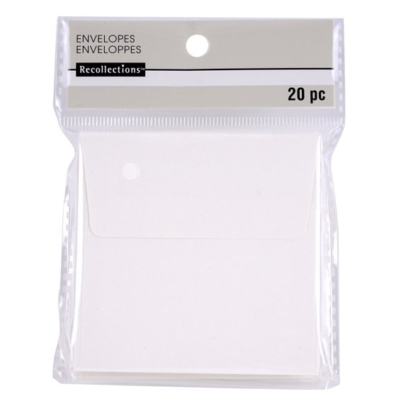 12 Packs: 20 ct. (240 total) Ivory Paper Envelopes by Recollections ...