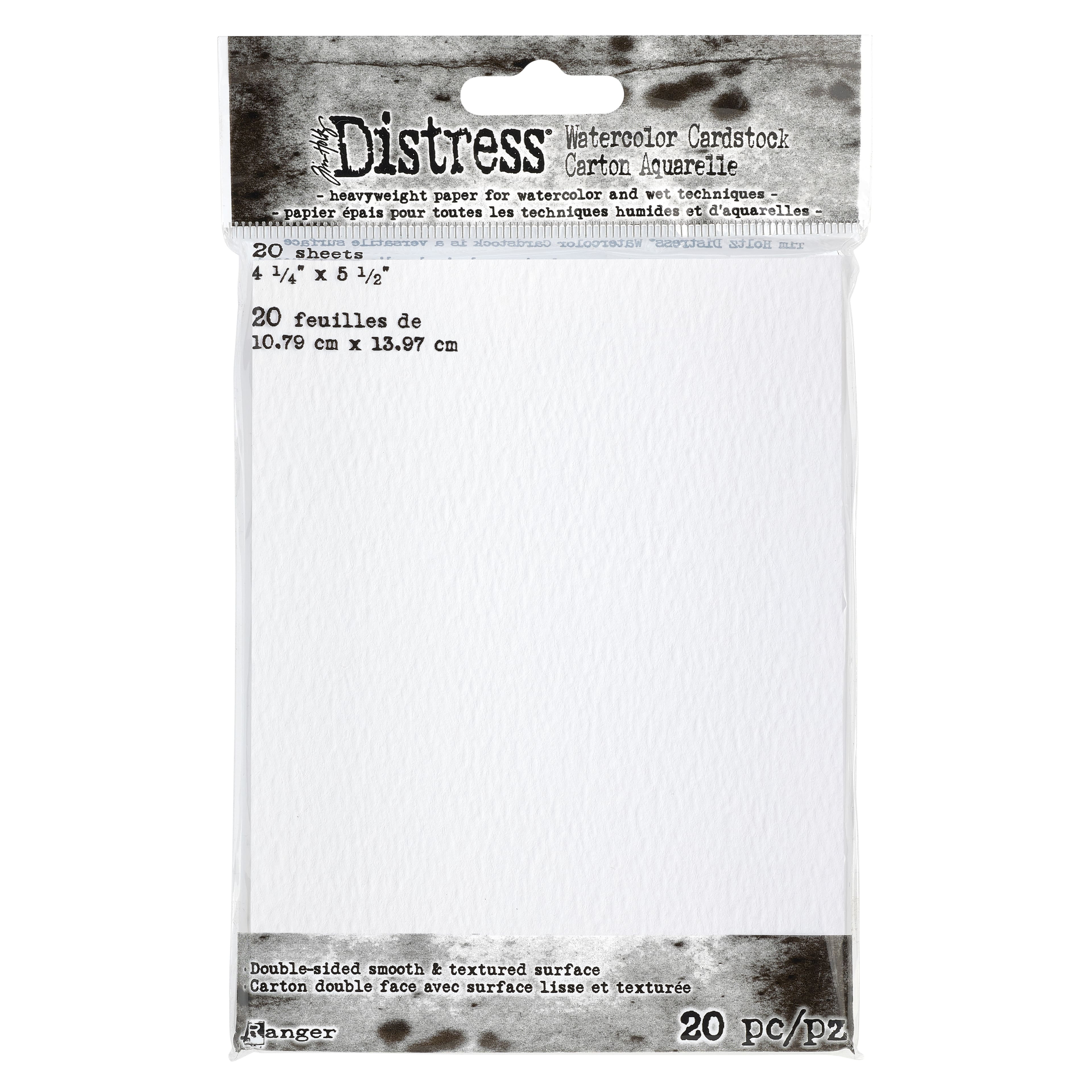 12 Packs: 20 ct. (240 total) Tim Holtz® Distress® Watercolor Cardstock ...