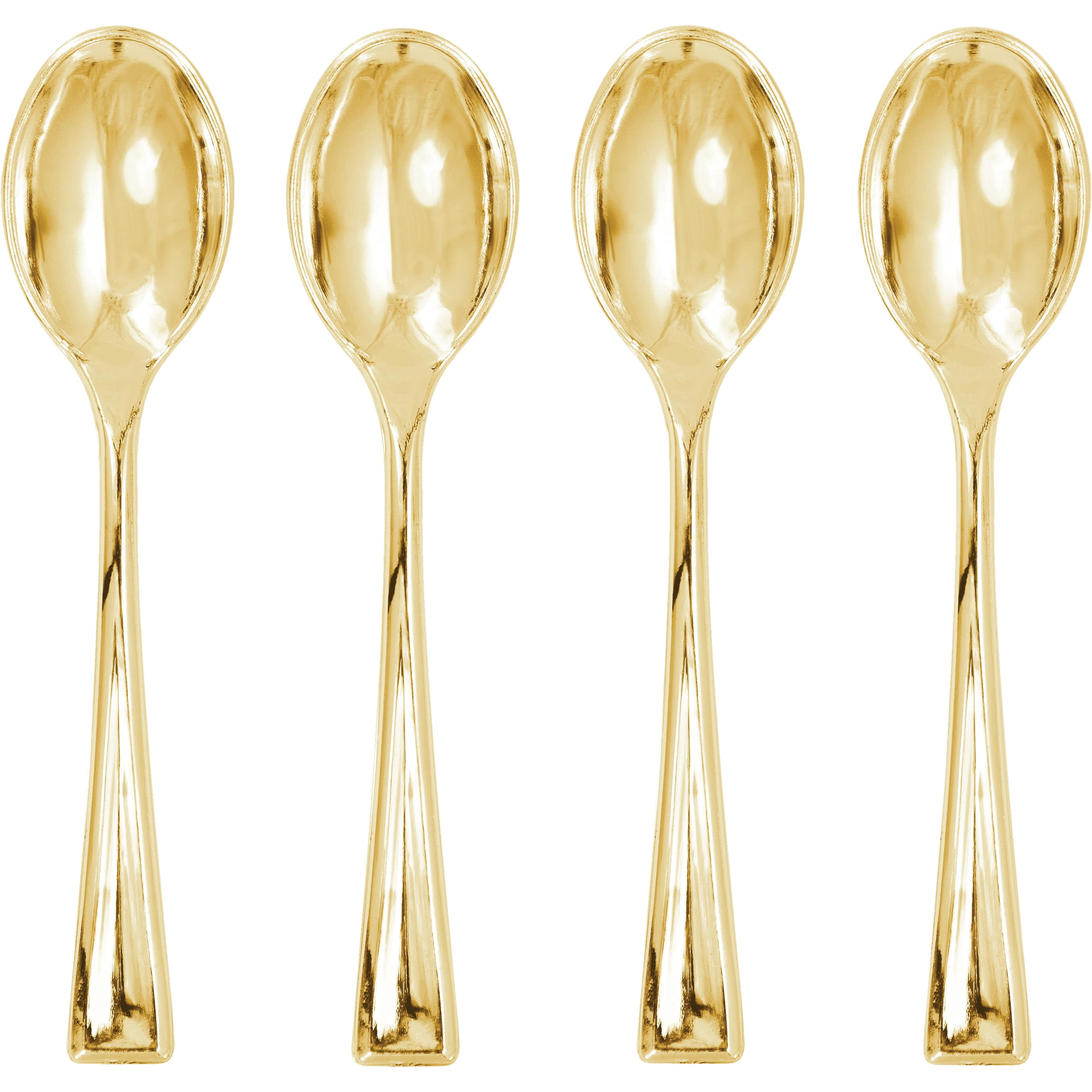 Celebrate It Gold Mini Spoons, 12 Packs: 24 ct. (288 total) - Walmart.com