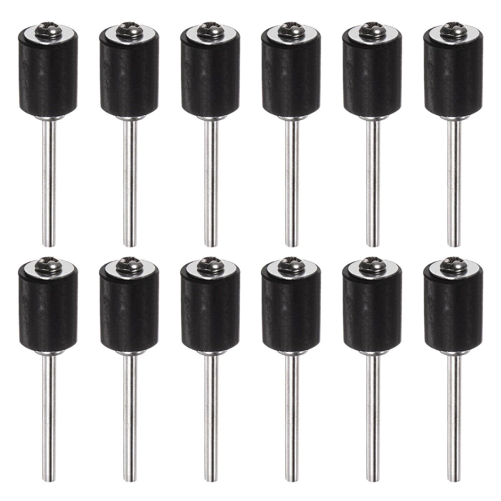 12 Packs 3/8 Inch Sanding Drum Rubber Mandrels 2.35mm Shank Sanding ...
