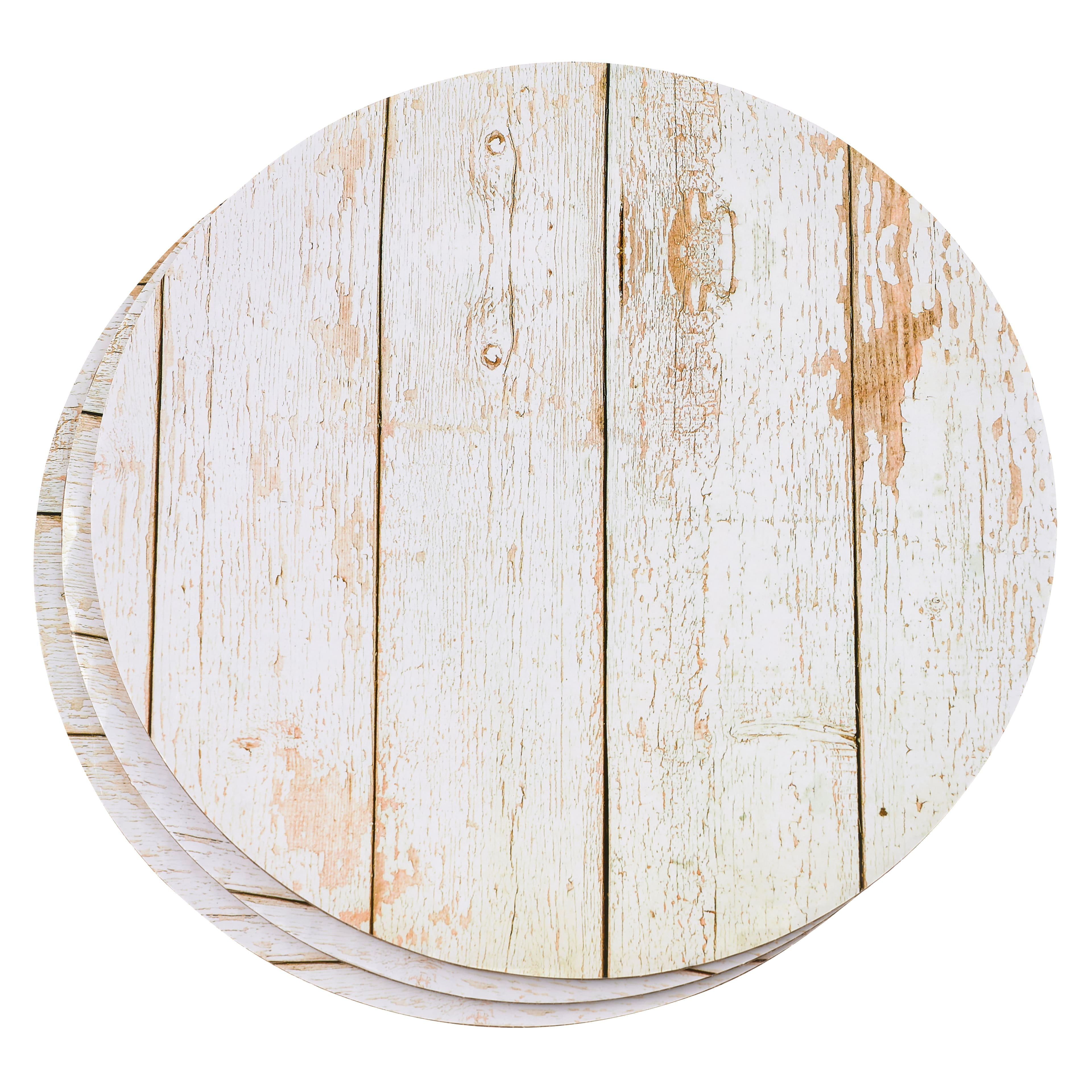 12 Packs: 3 ct. (36 total) 10" White Wood Grain Cake Boards by ...