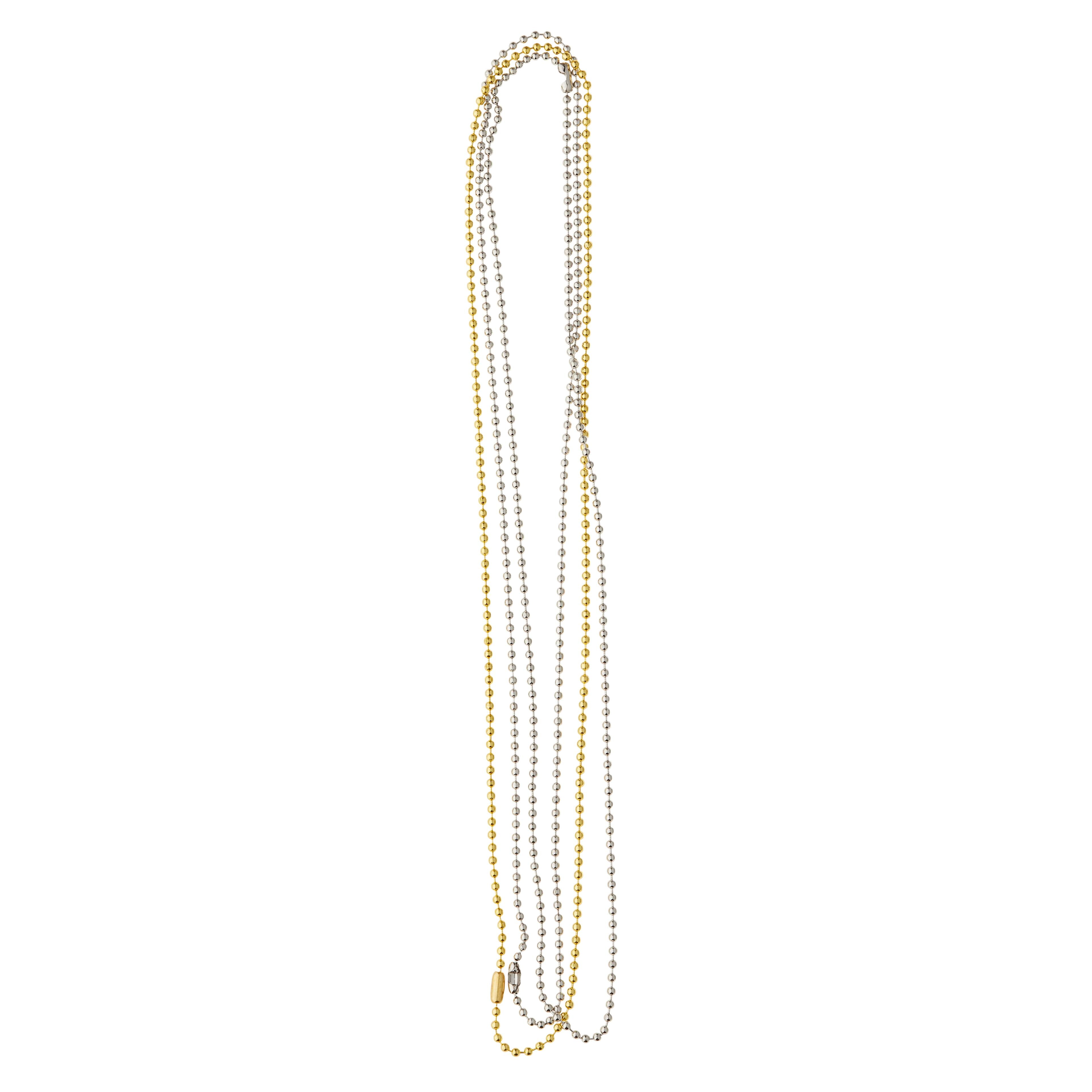 12 Packs: 3 ct. (36 total) 18" Assorted Ball Chains by Bead Landing ...