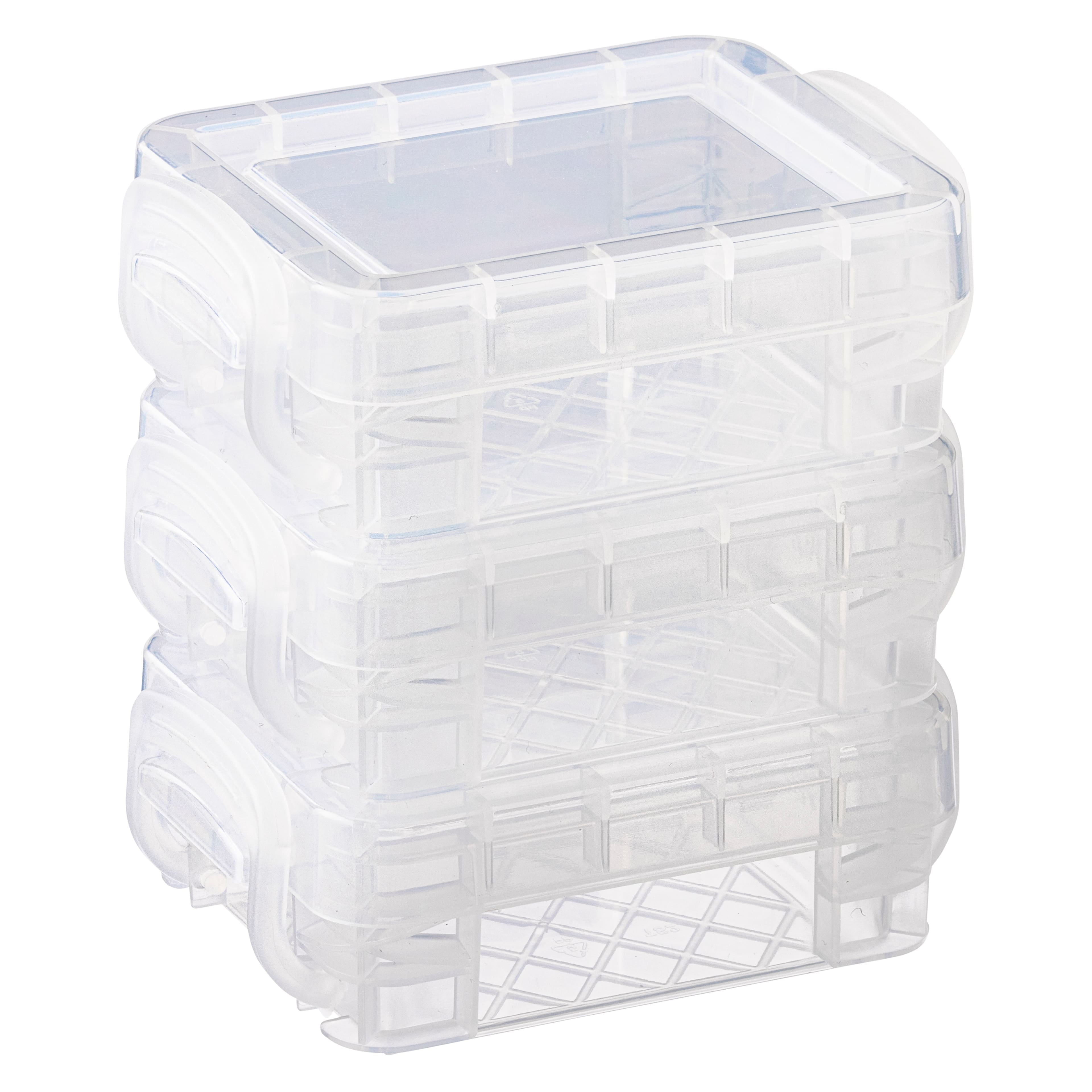 3 Sheets (36 total) Clear Super Stacker Bitty Boxes - Stackable Storage ...