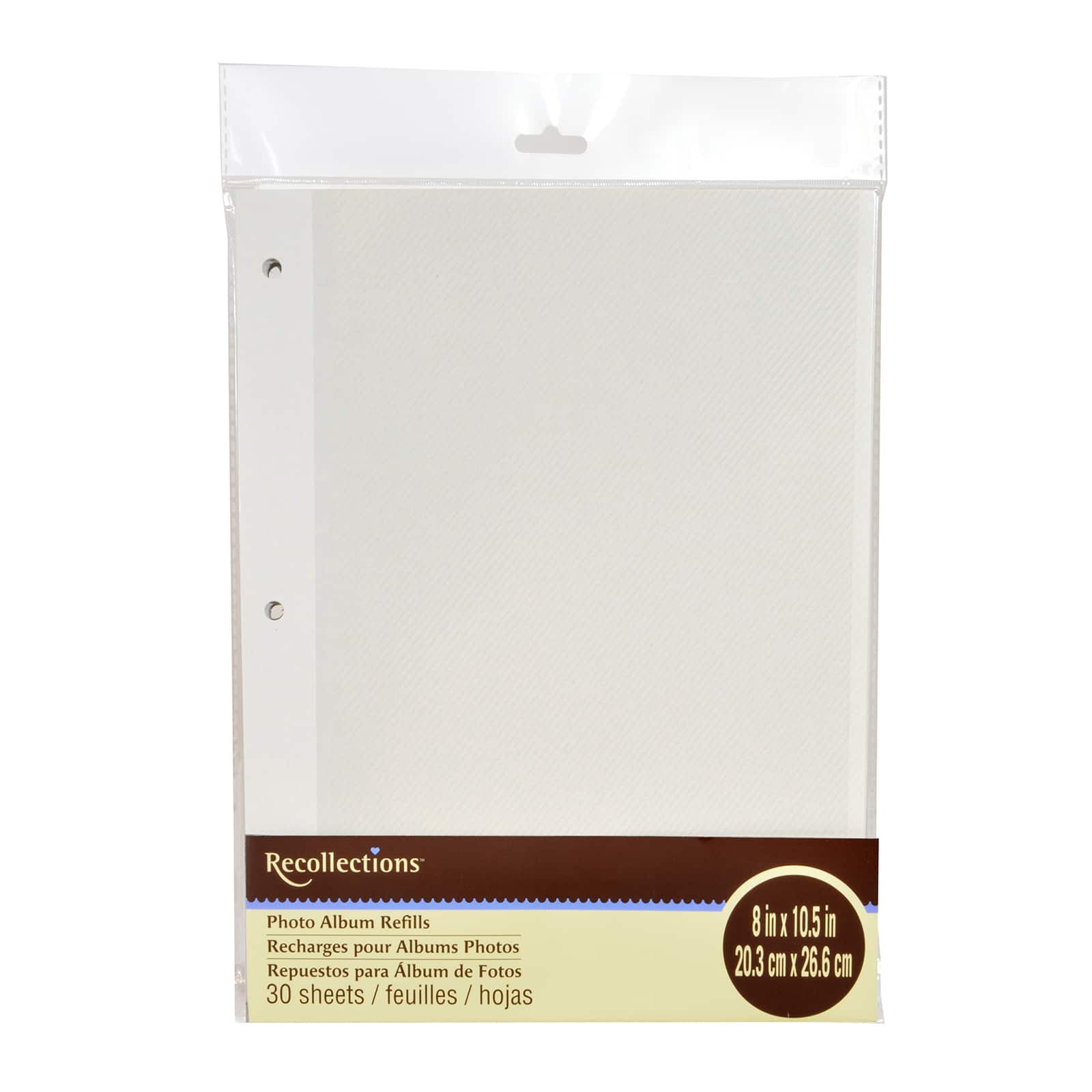12 Packs: 30 ct. (360 total) 8" x 10.5" White Photo Album Refills by ...