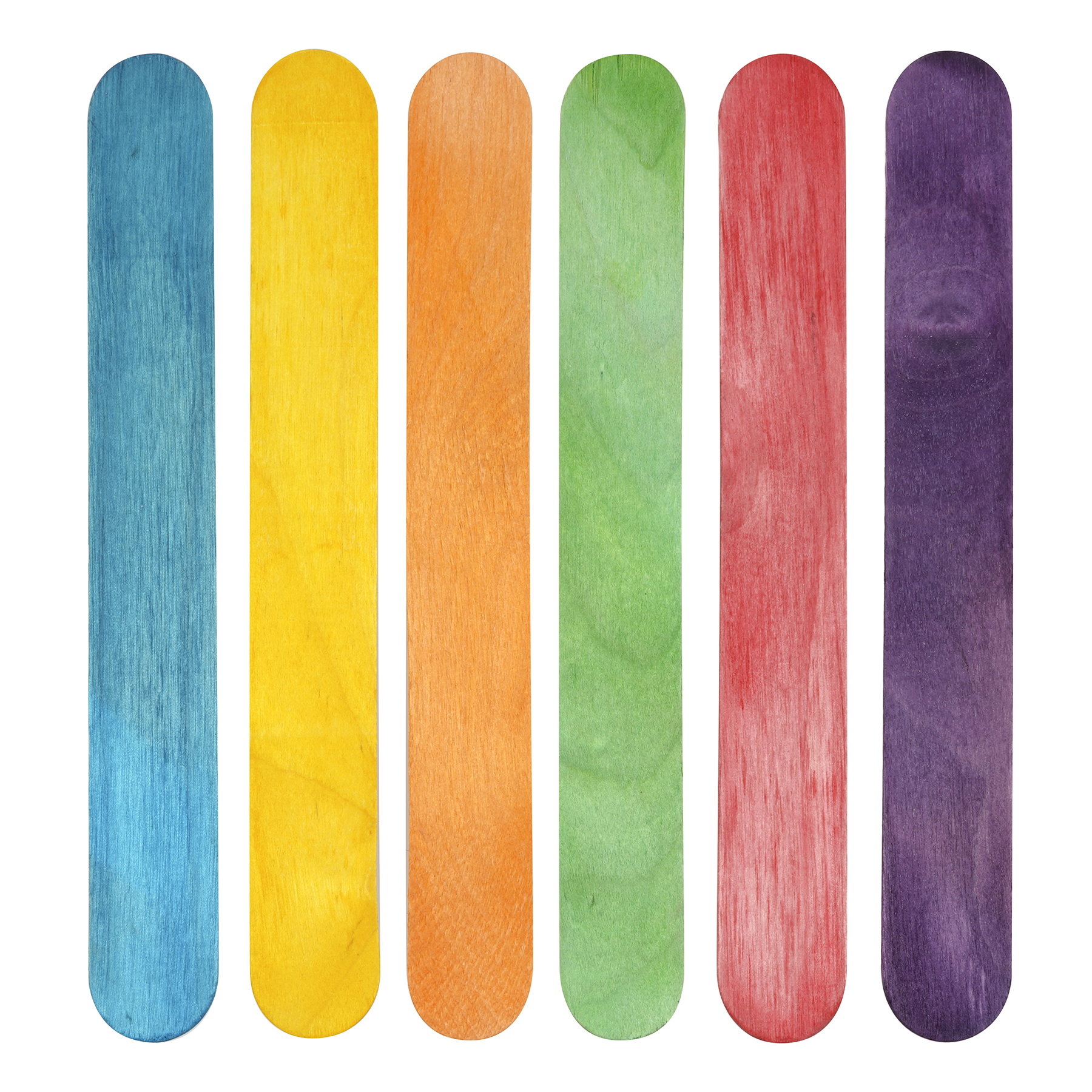 12 Packs: 30 ct. (360 total) Colorful Jumbo Craft Sticks by Creatology ...
