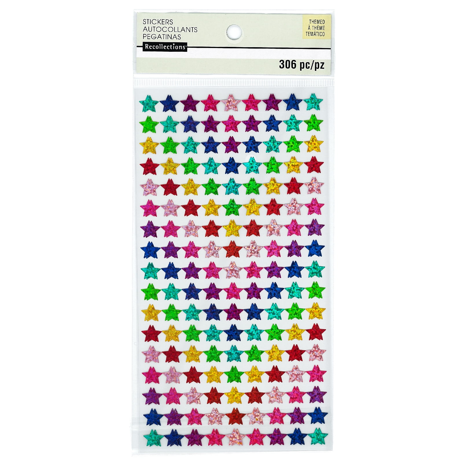 Recollections Mini Star Stickers, 12 Packs: 306 ct. (3,762 total ...