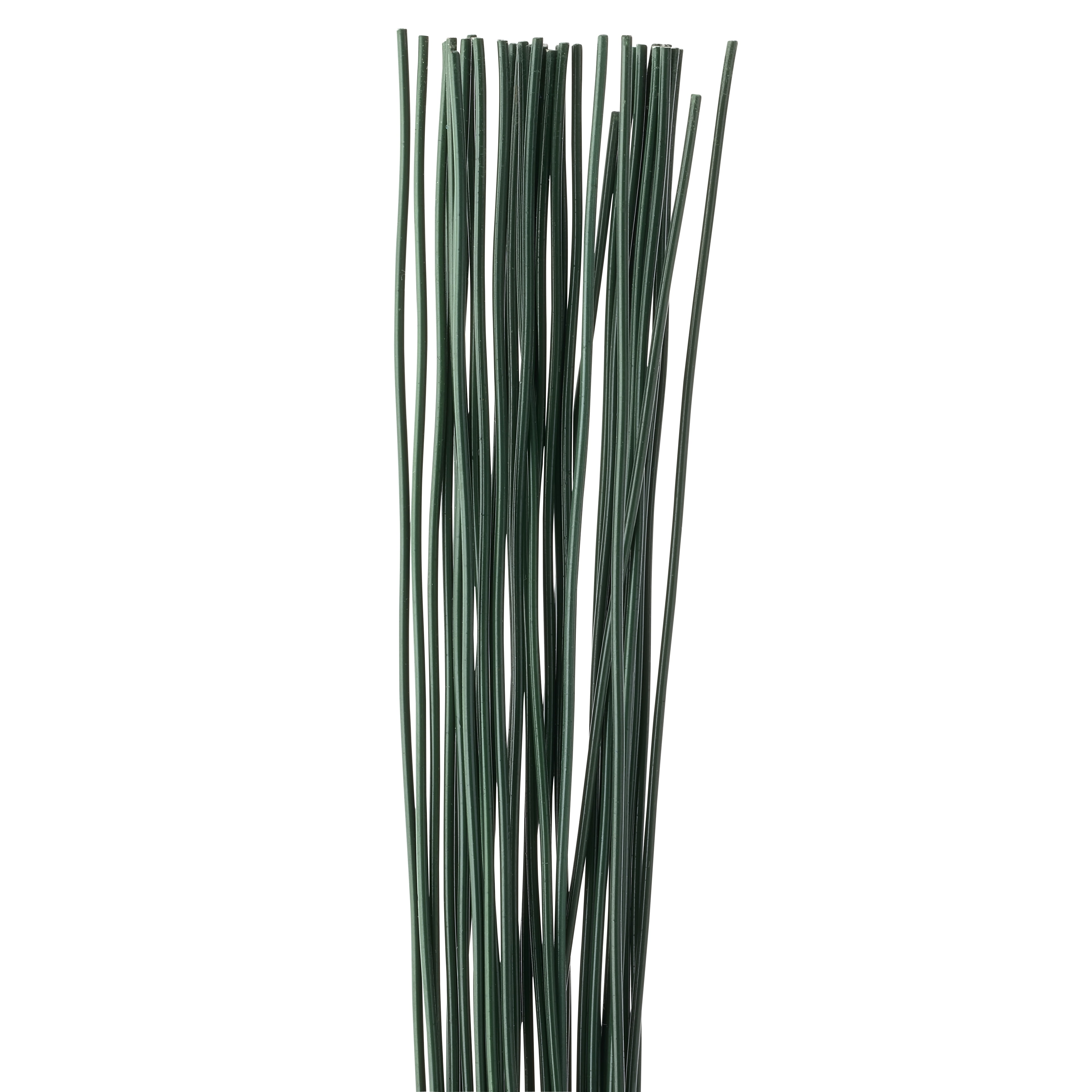 12 Packs: 35 ct. (420 total) 22 Gauge Green Stem Wire by Ashland ...