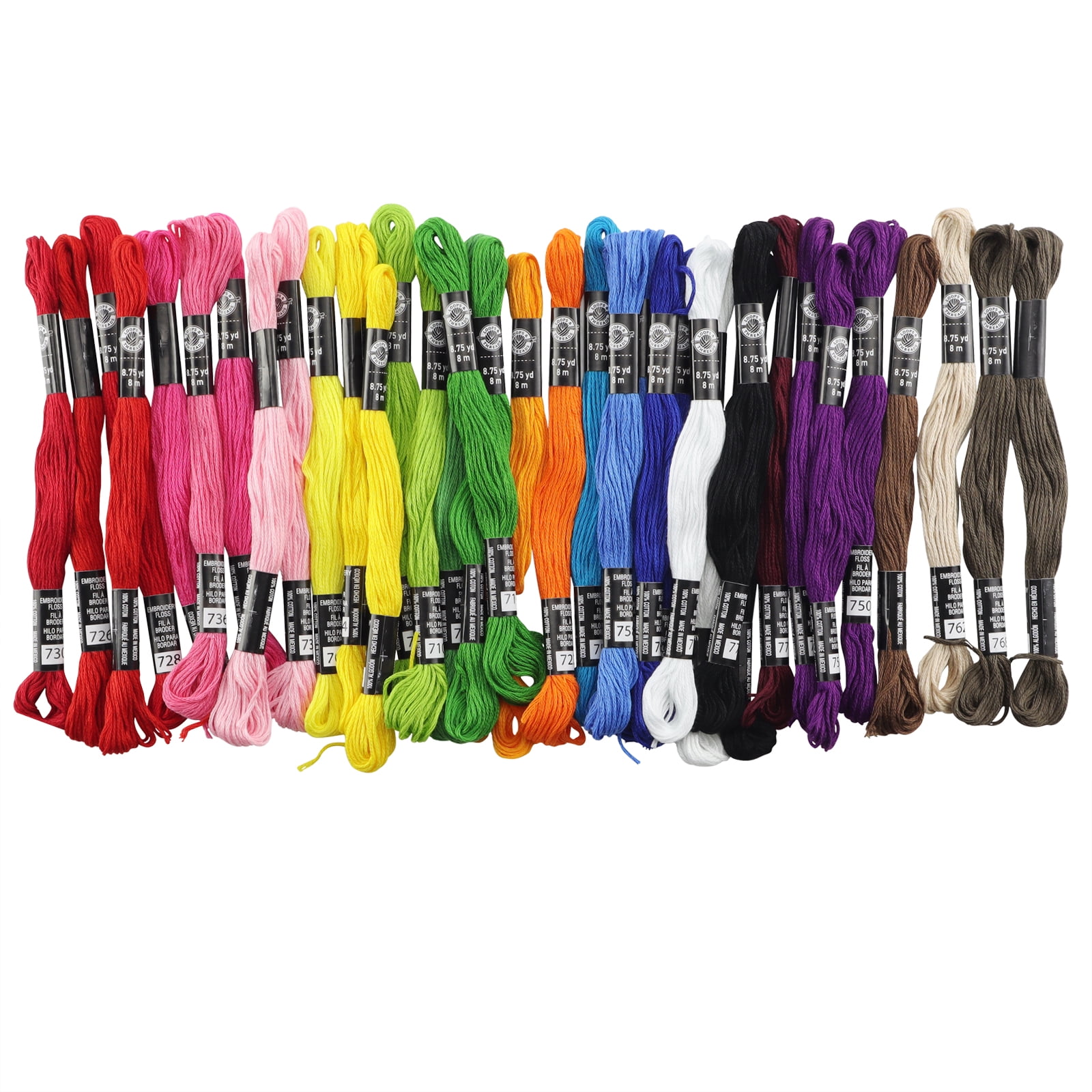 Loops & Threads Primary Embroidery Floss, 12 Packs: 36 ct. (432 total ...