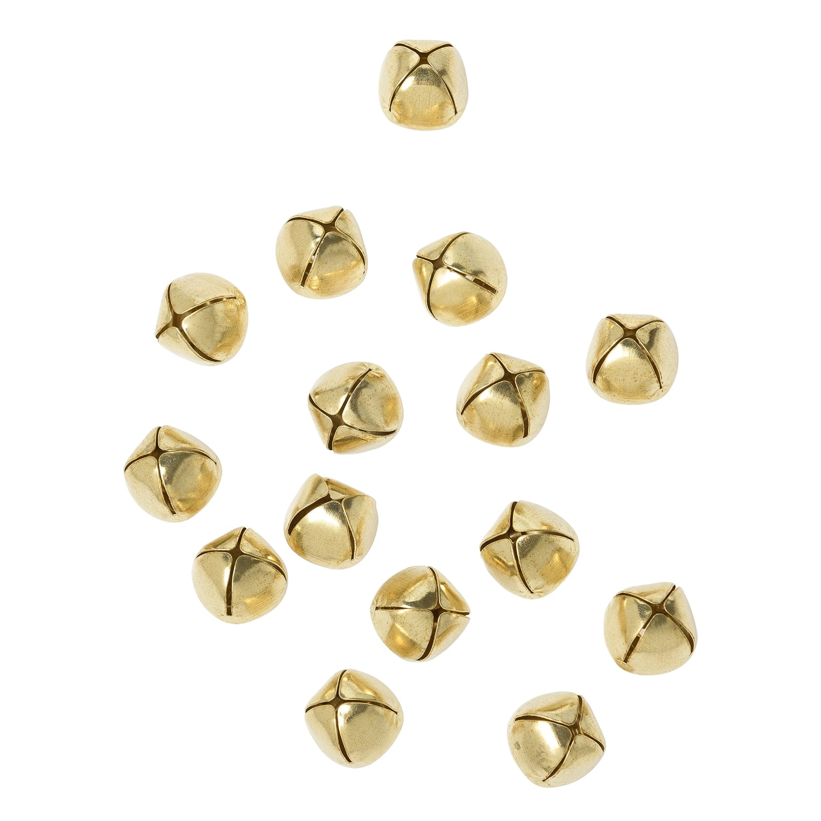 12 Packs: 38 ct. (456 total) 18mm Gold Jingle Bells by Creatology ...