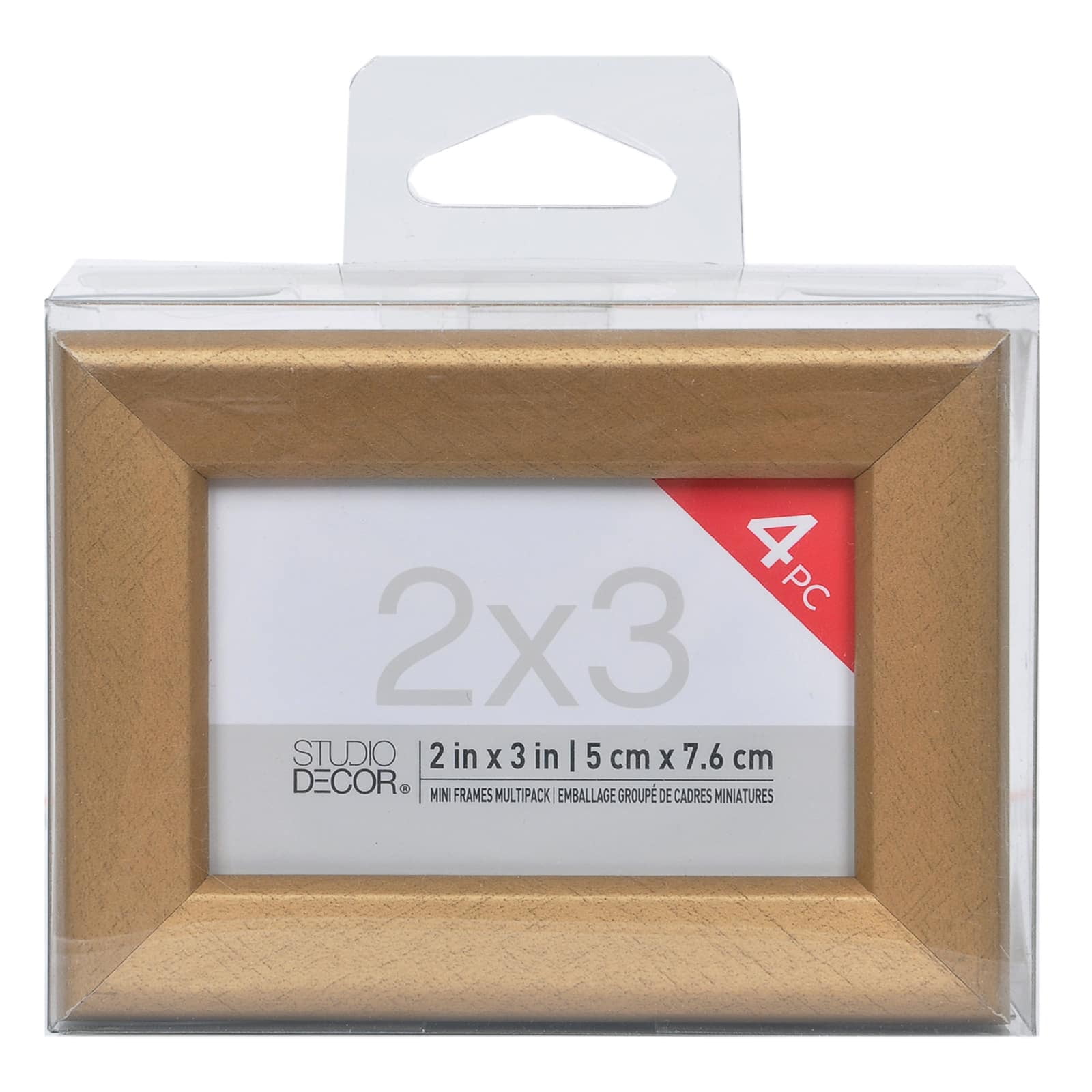 12 Packs: 4 ct. (48 total) 2" x 3" Mini Frames by Studio Décor ...