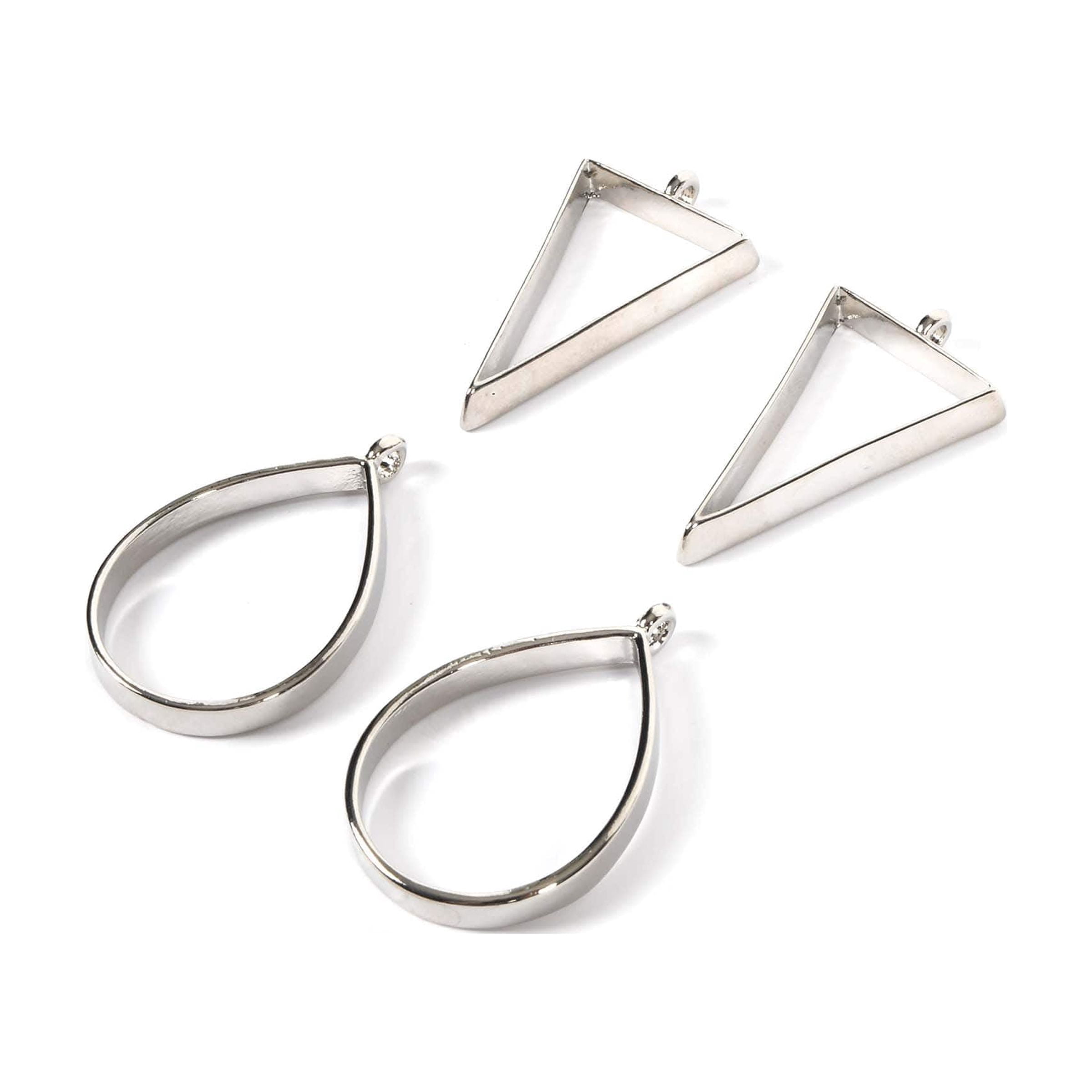 12 Packs: 4 ct. (48 total) Blue Moon Studio™ UV Resin Craft Silver ...