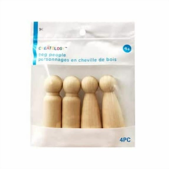 12 Packs: 4 ct. (48 total) Mixed Peg People by Creatology™ - Walmart.com