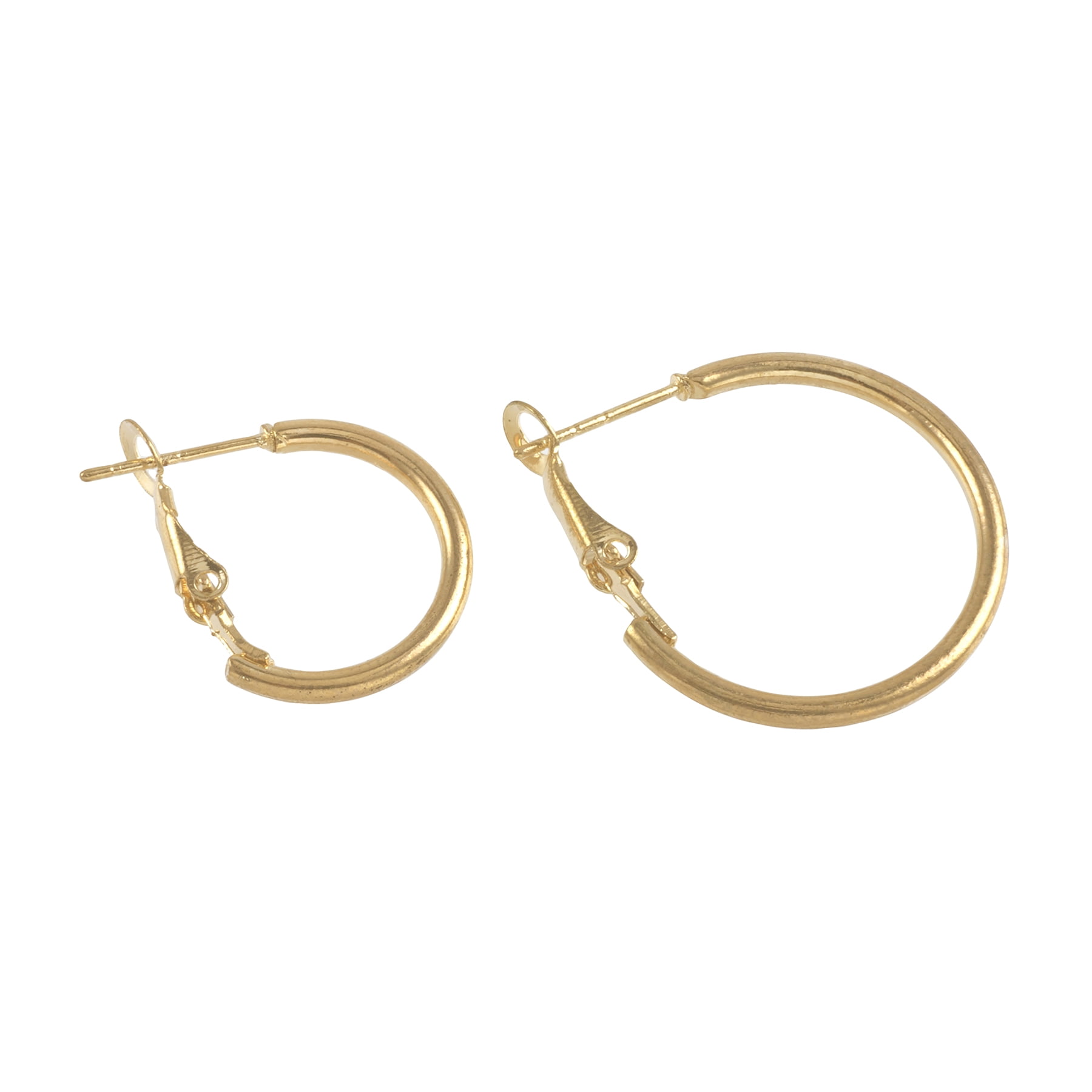 Bead Landing Premium Metals Gold Hoop Earrings, 12 Packs: 4 ct. (48 ...