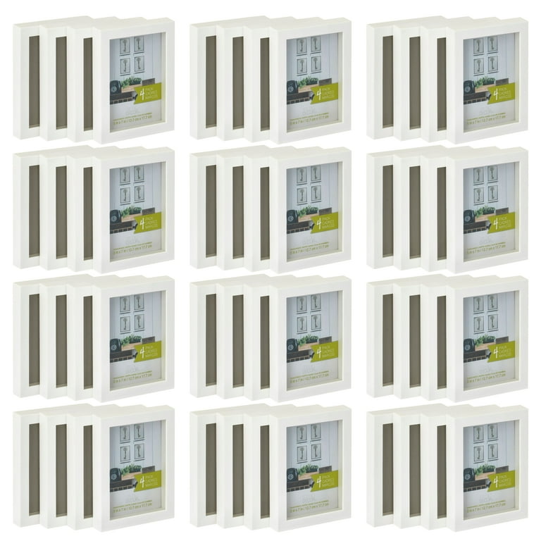 White Shadow Boxes Display Cases