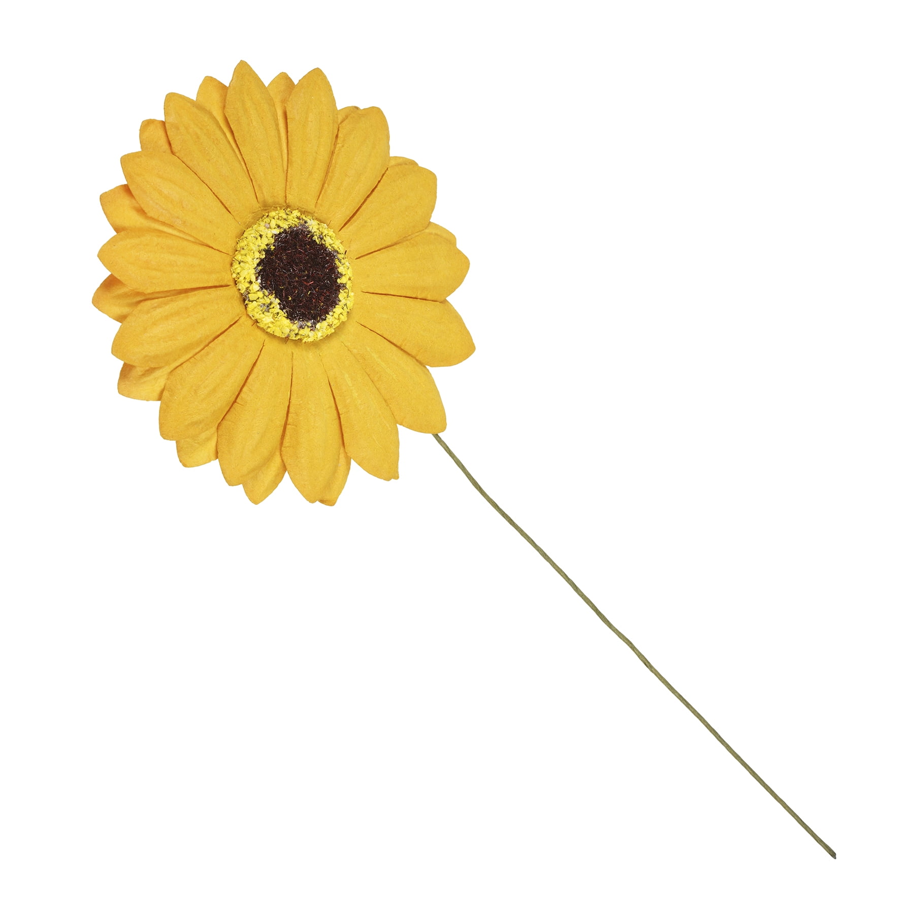 12 Packs: 4 ct. (48 total) Yellow Sunflower Paper Flowers by ...