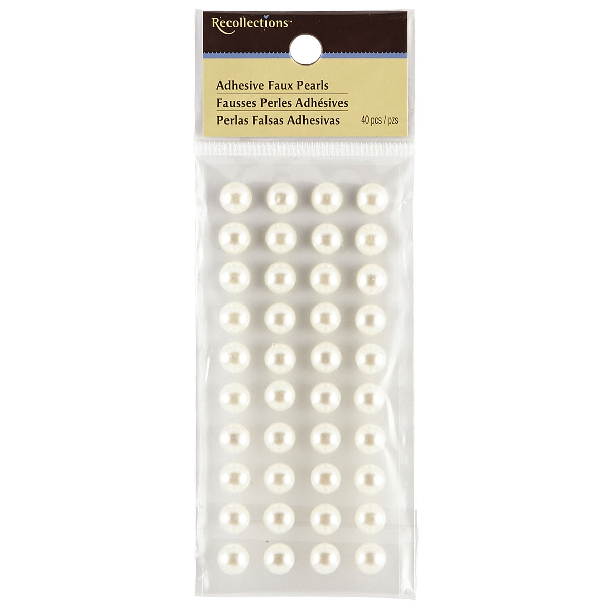 Recollections Faux Pearl Embellishments , 12 Packs: 40 ct. (480 total ...