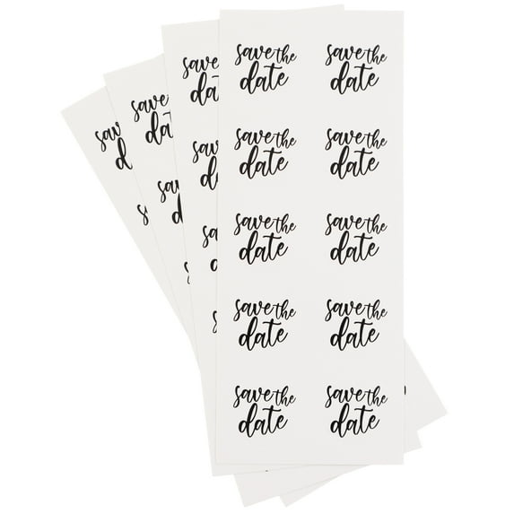 12 Packs: 40 ct. (480 total) Save the Date Envelope Seals by ...