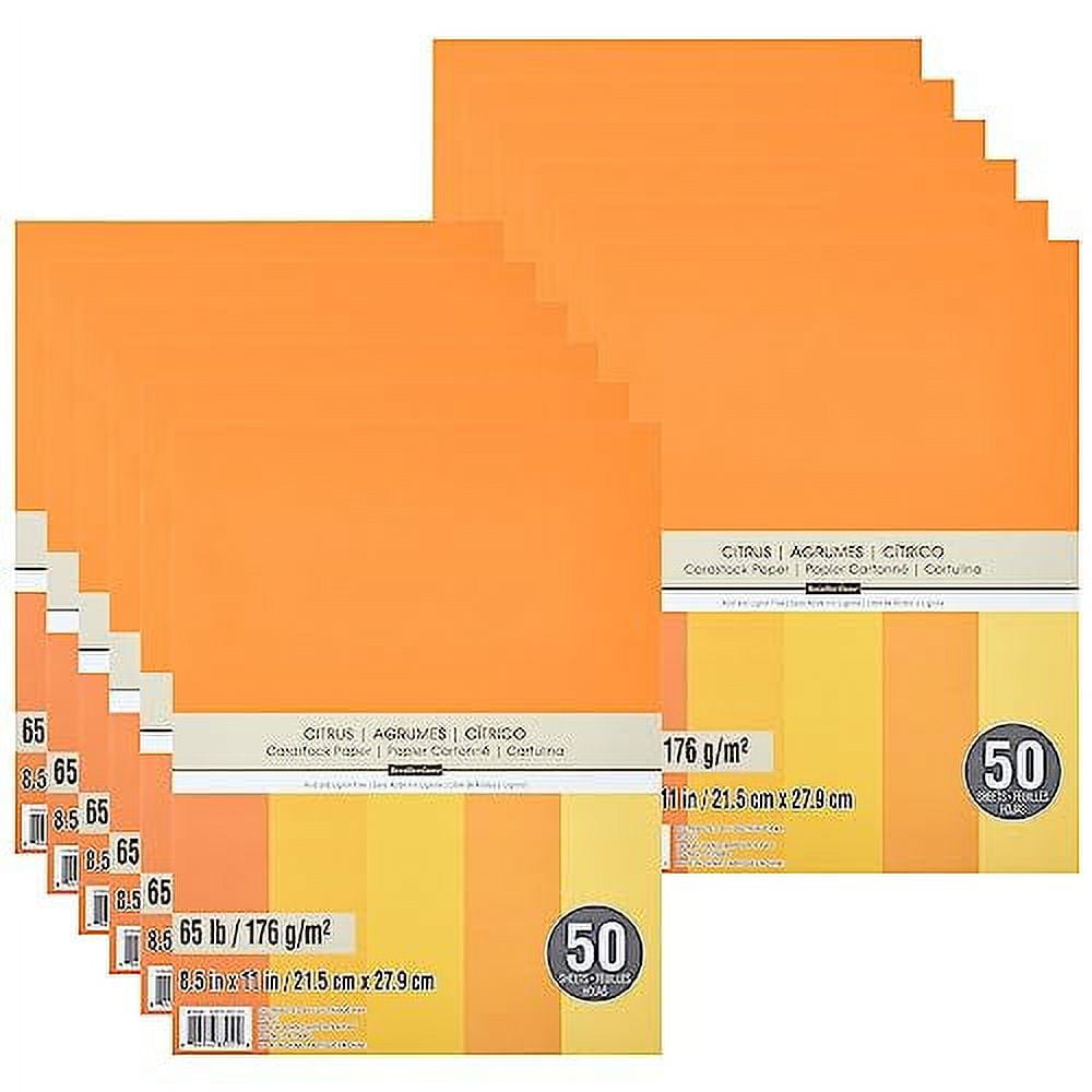 12 Packs: 50 ct. (600 total) 8.5”; x 11”; Cardstock Paper by ...