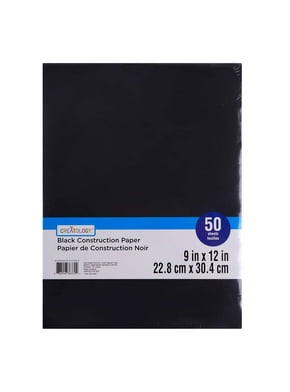 Construction Paper in Craft Paper | Black - Walmart.com