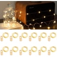 12 Packs 6.6ft 20 LEDs Star Fairy Lights Battery Operated,Mini String ...
