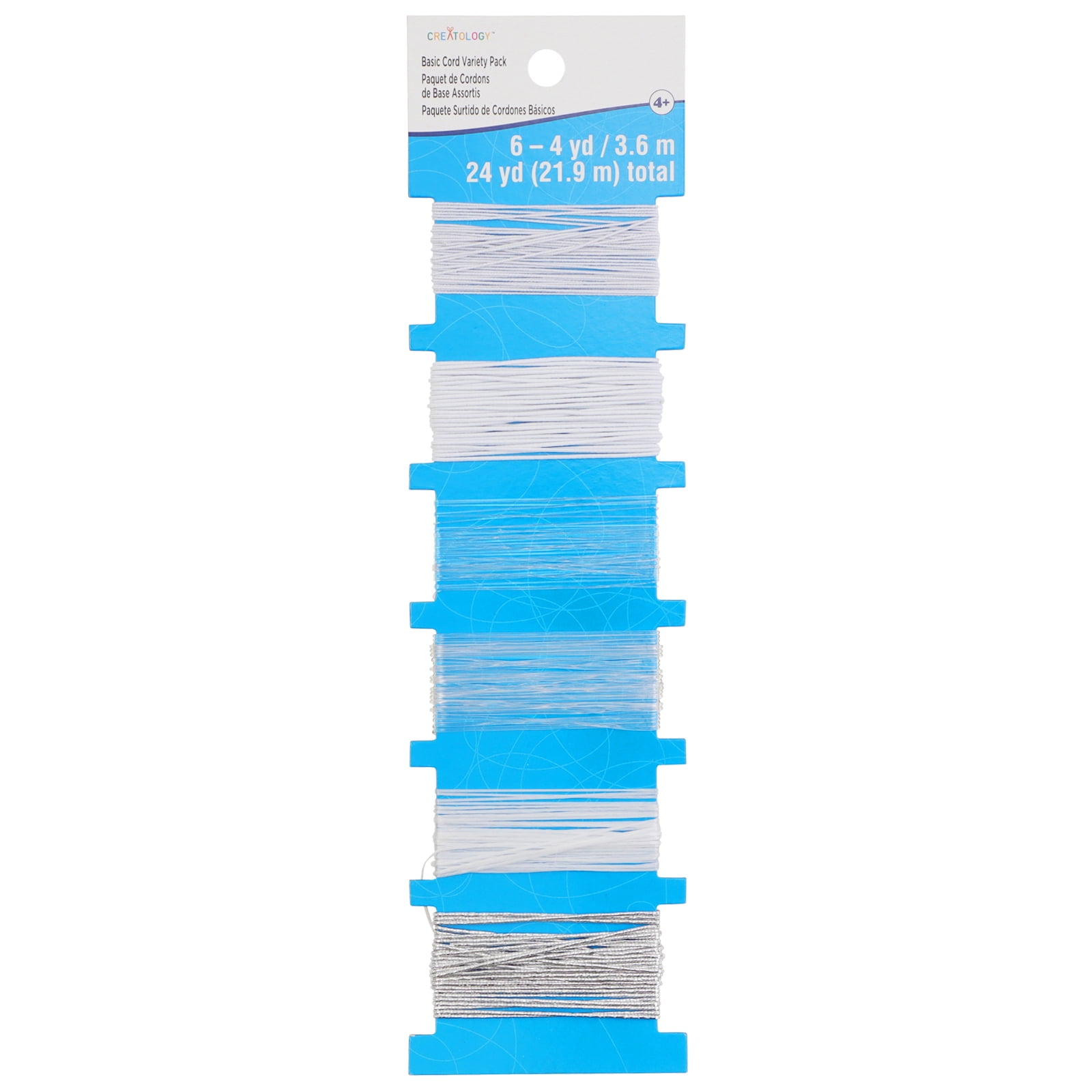 12 Packs: 6 ct. (72 total) Basic Cord Variety Pack by Creatology ...