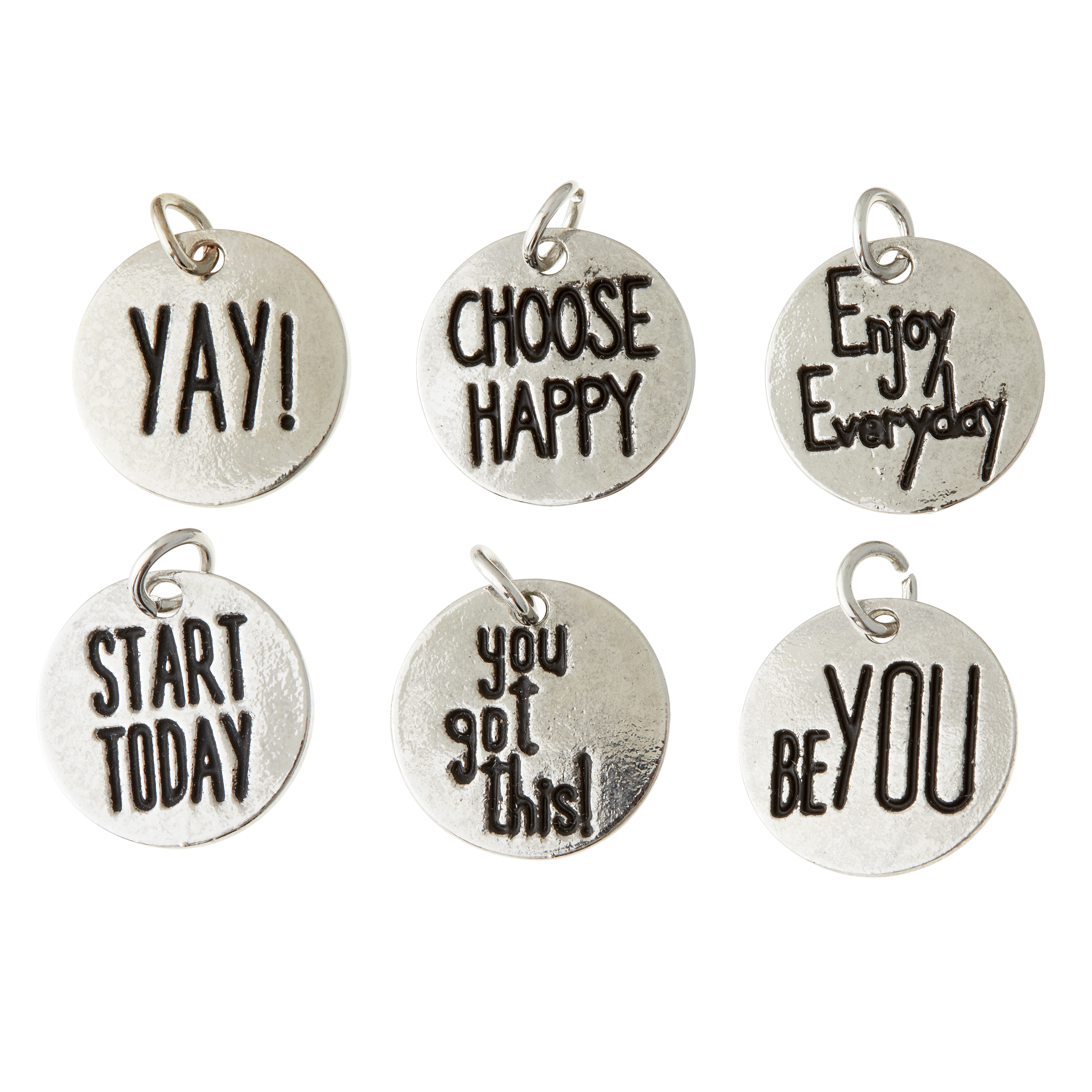 12 Packs: 6 ct. (72 total) Enjoy Everyday Charms by Bead Landing ...