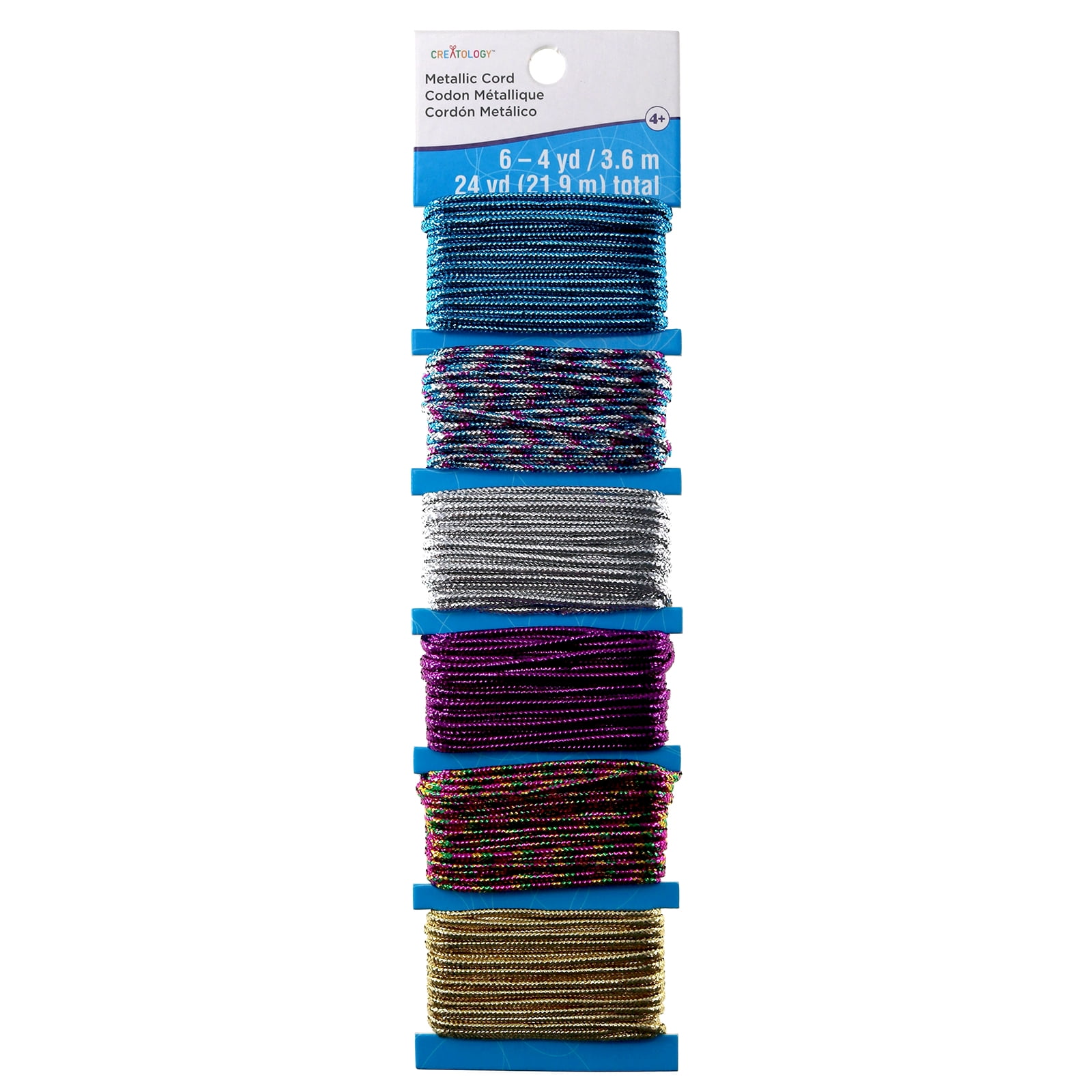 12 Packs: 6 ct. (72 total) Metallic Cords by Creatology™ - Walmart.com